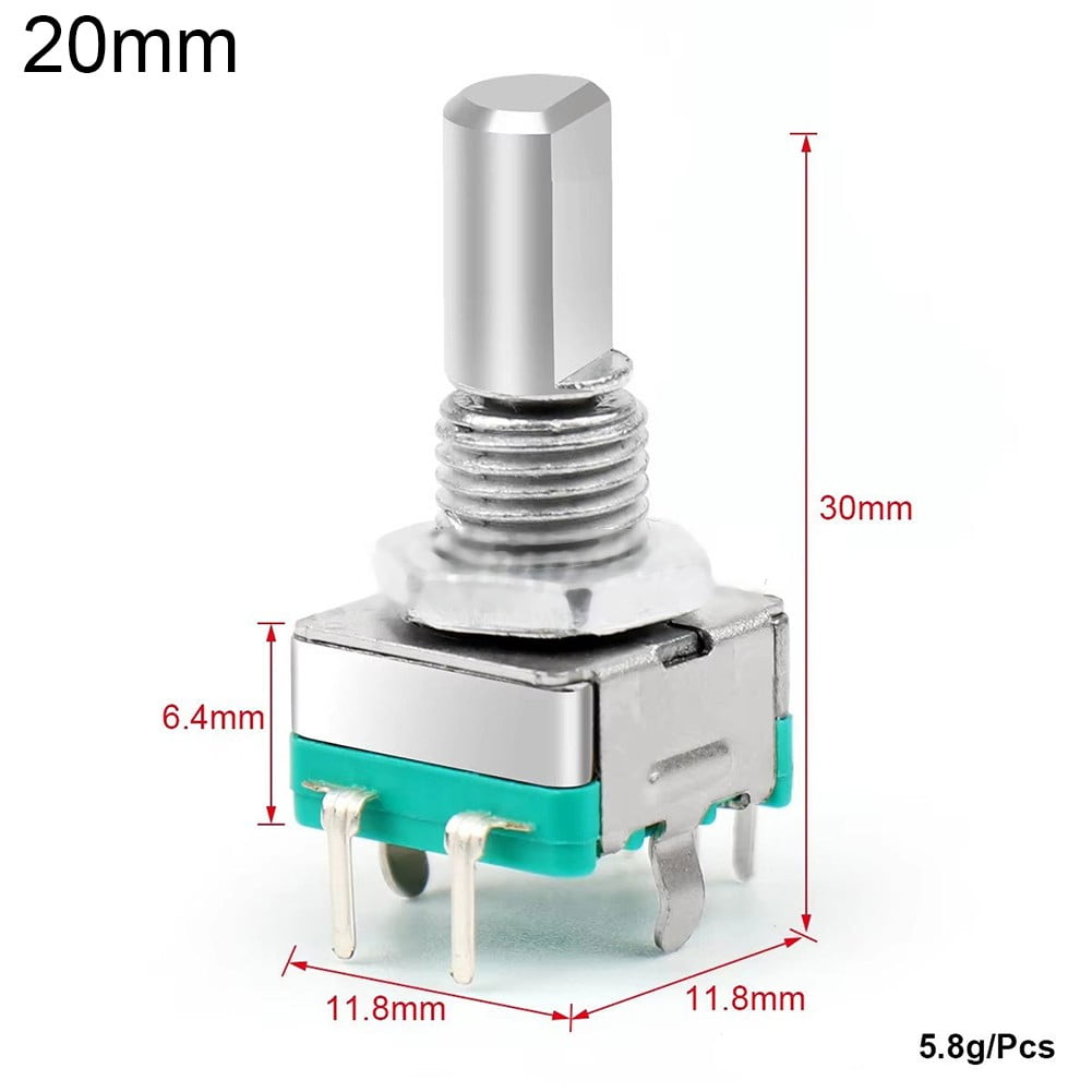 Taituoti 10Pcs Ec11 Rotary Encoder,360-Degree Rotary Encoder Code ...