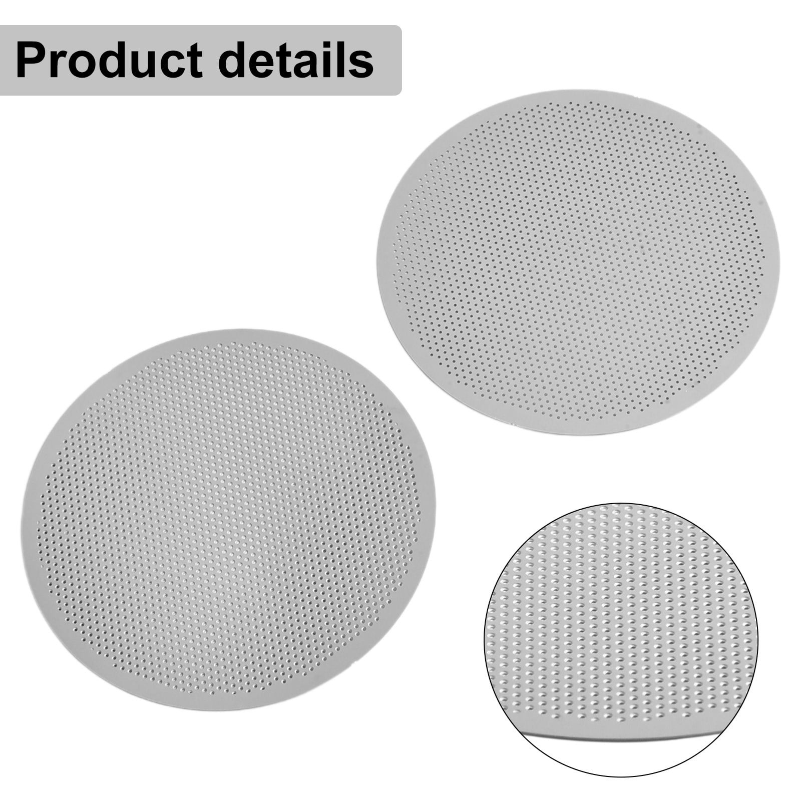 Taituoti 2 Pack Disc Metal Coffee Filters 61Mm Stainless Steel Reusable ...