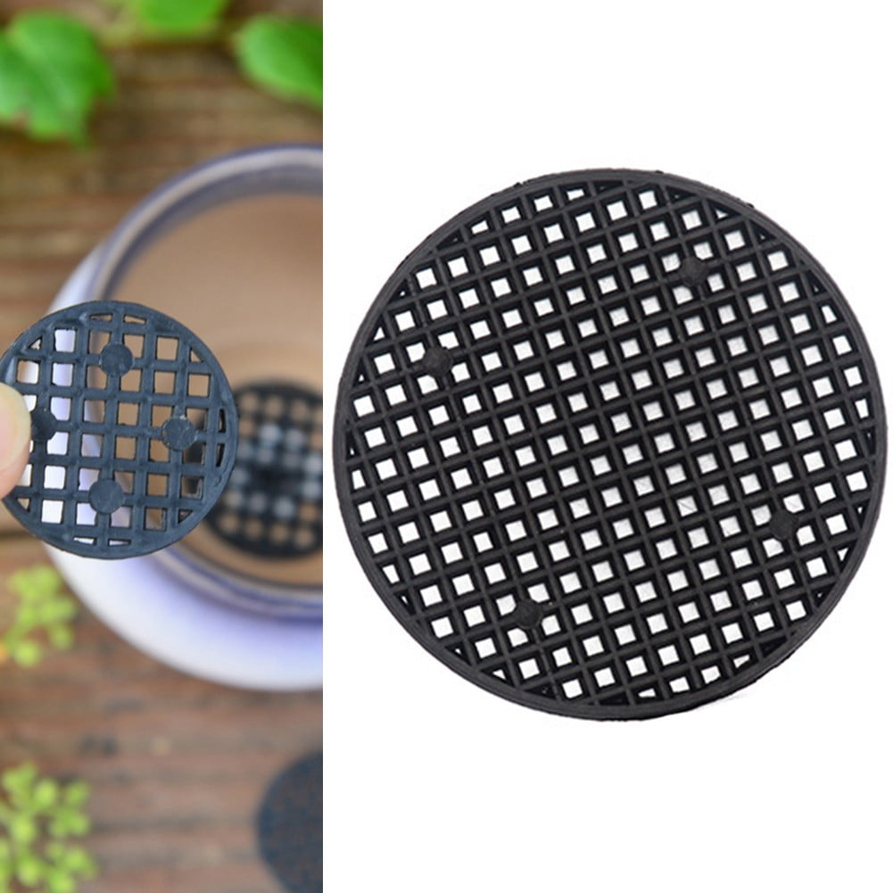 Taituoti 20Pcs Bottom Grid Mat Flowerpot Mesh Pad Hole Bonsai Basin ...