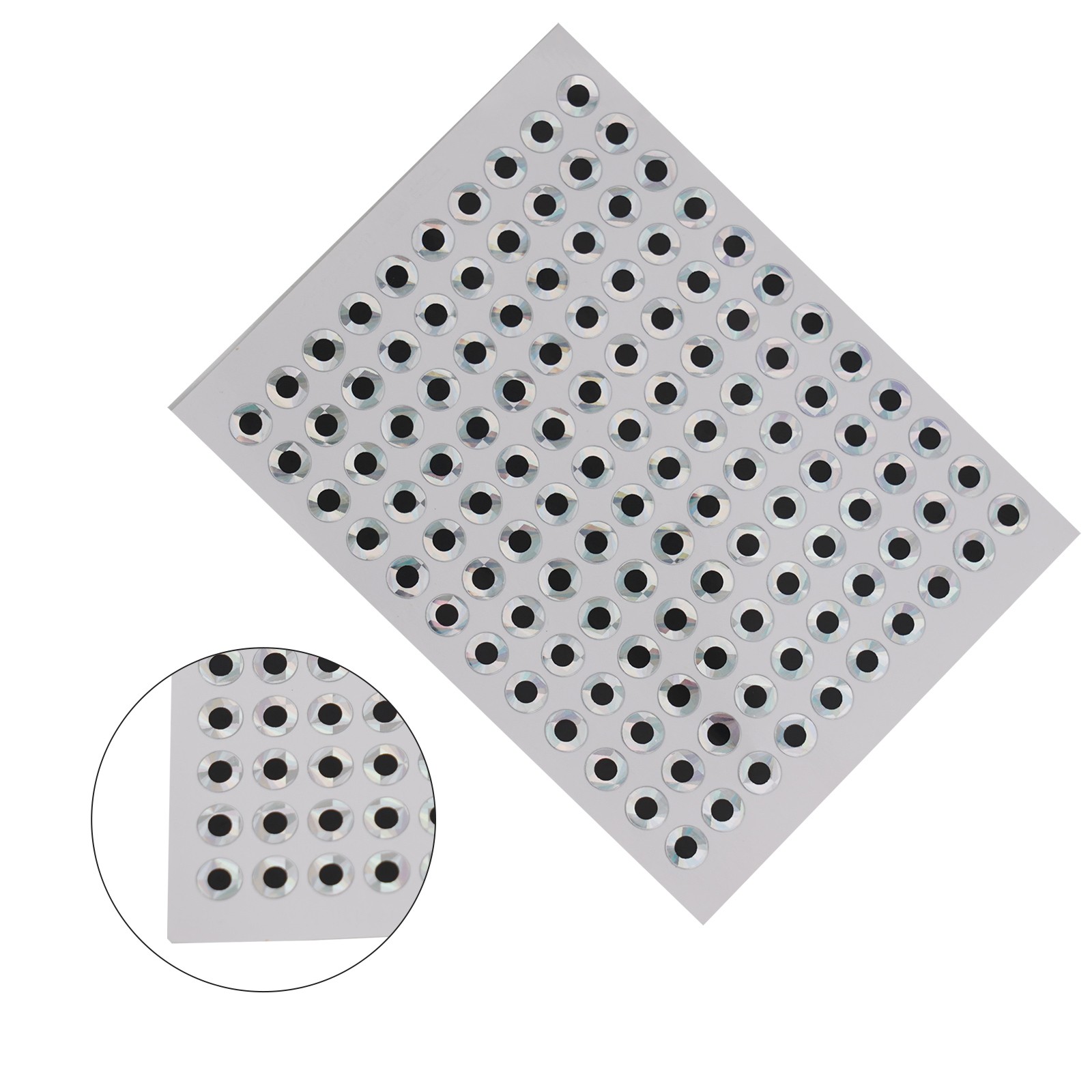 Taituoti 2D Flat Fishing Lure Eyes Tape 4/5/6/8Mm Flat Stick-On Fishing ...