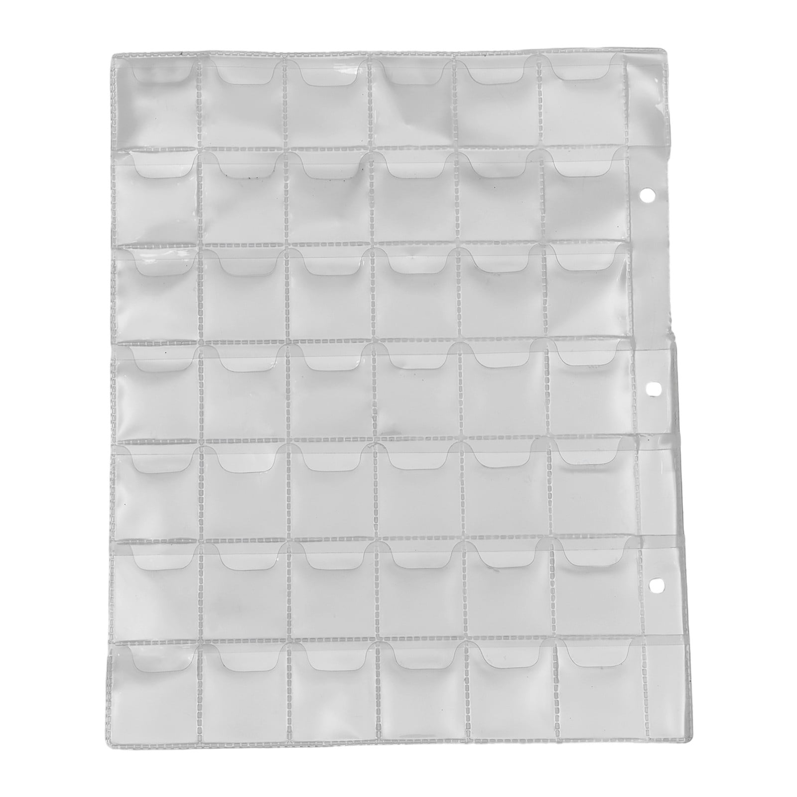 Taituoti 42 Pockets Clear Plastic Coin Pocket For Pages Protectors ...