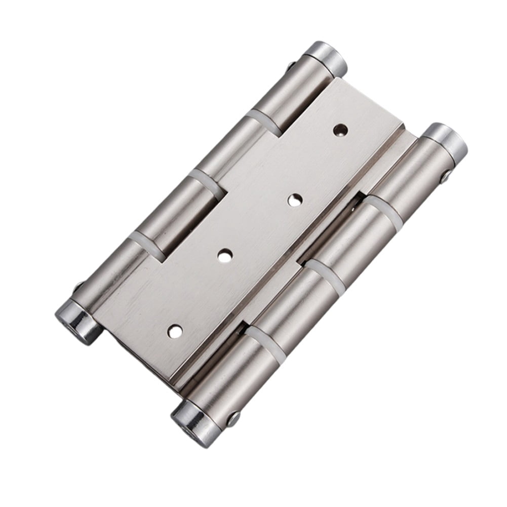 Taituoti 5 Inch Double Door Hinge Two Way For 360 Automatic Closing Spring Folding Hinge Silver ...