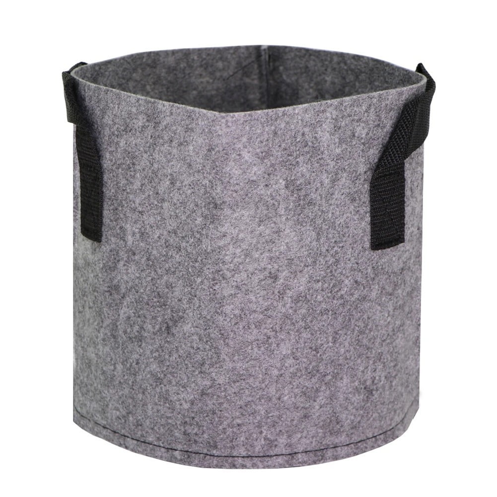 Taituoti 5 Pack Fabric Grow Pots Round Aeration Plant Pots Grow Bags 2 ...