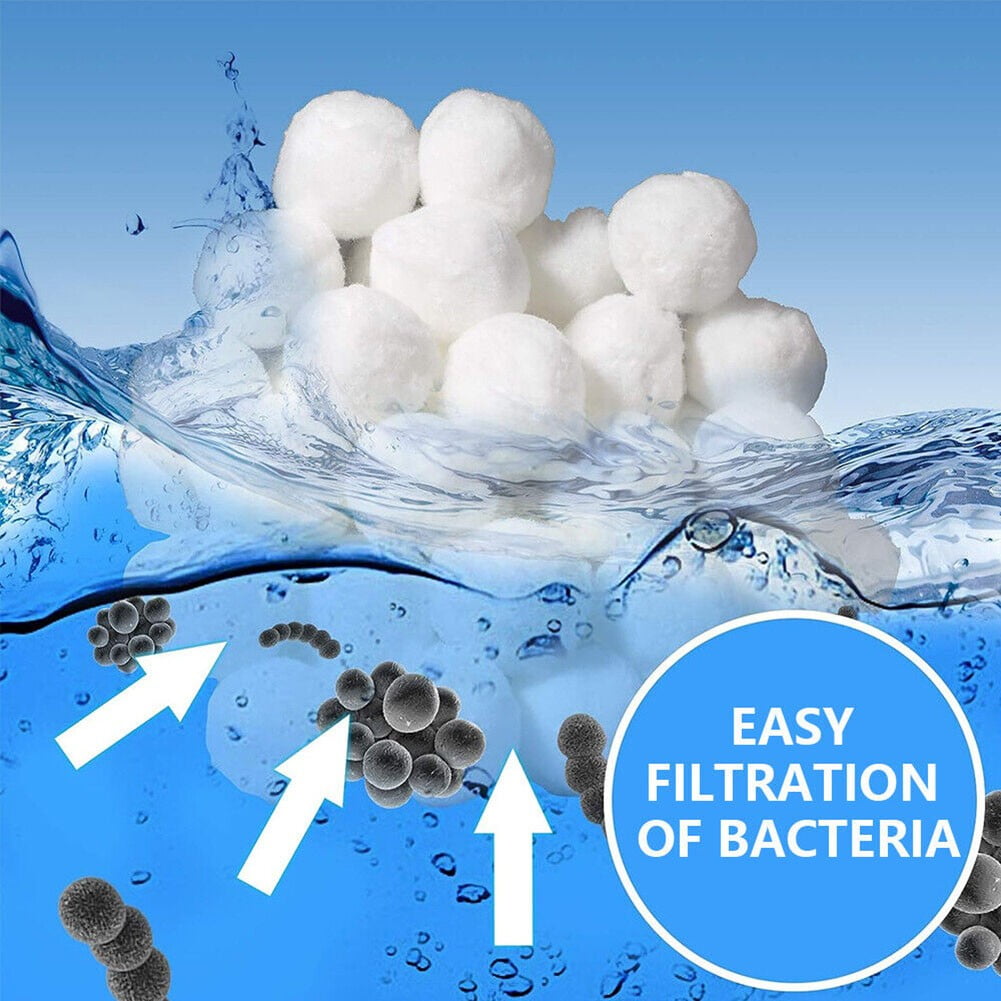 Taituoti 5Cm Pool Filter Balls Fiber Filtration Media Swimming Pool ...