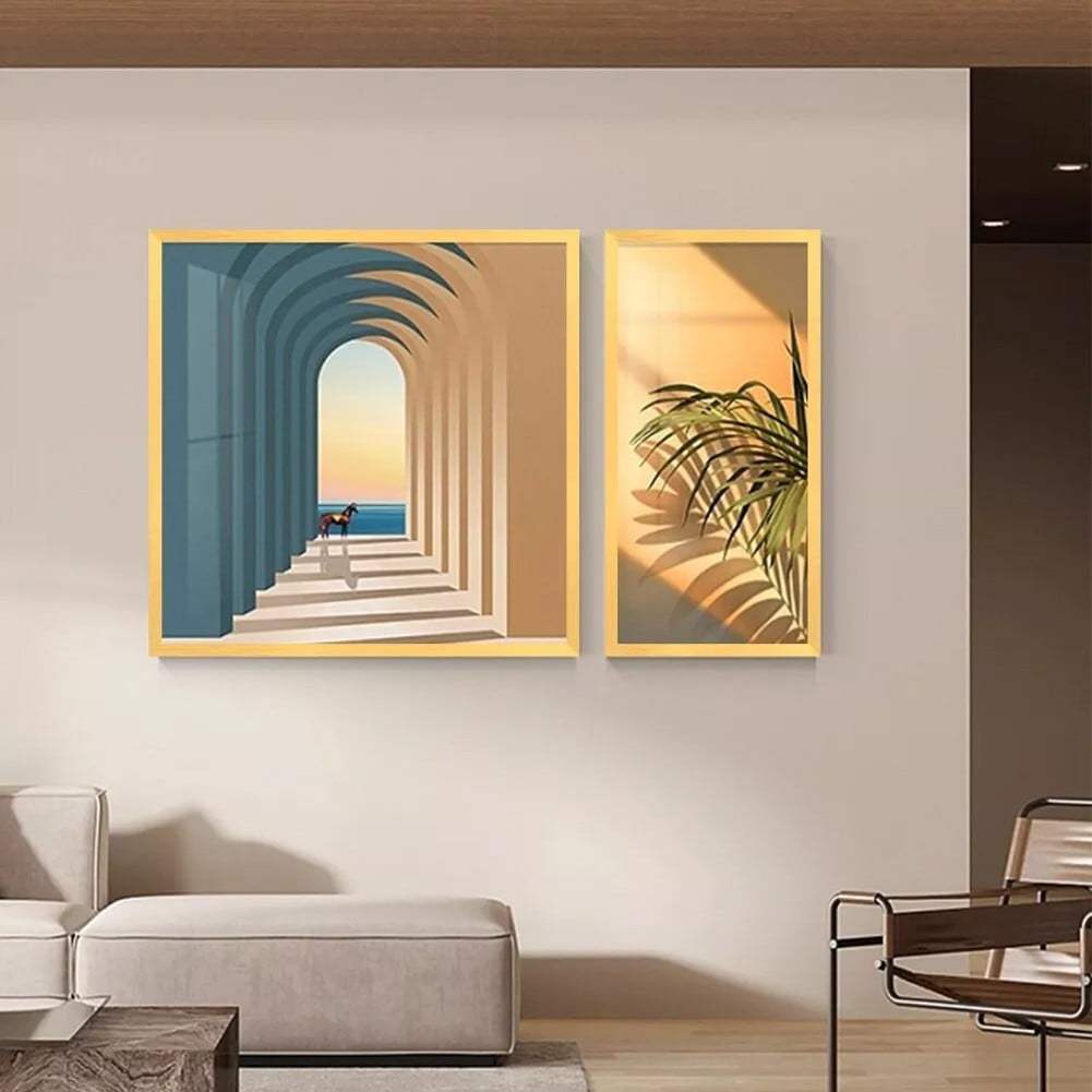 Taituoti 5M Stainless Steel Gold Flat Decor Lines Mirror Wall Moulding ...