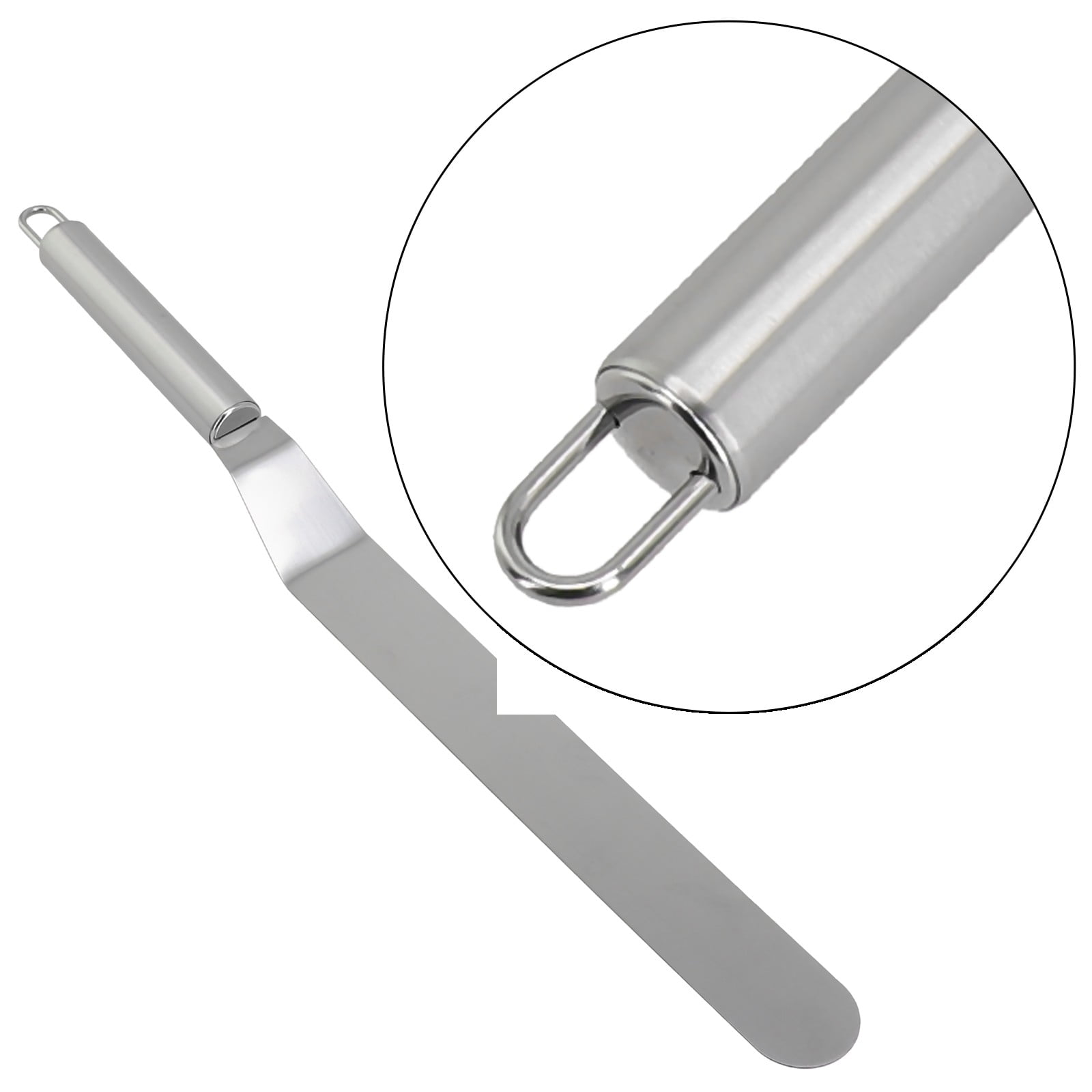 Taituoti 6/8/10/12 Inch Stainless Steel Pastry Spatula Cake Cream Icing ...