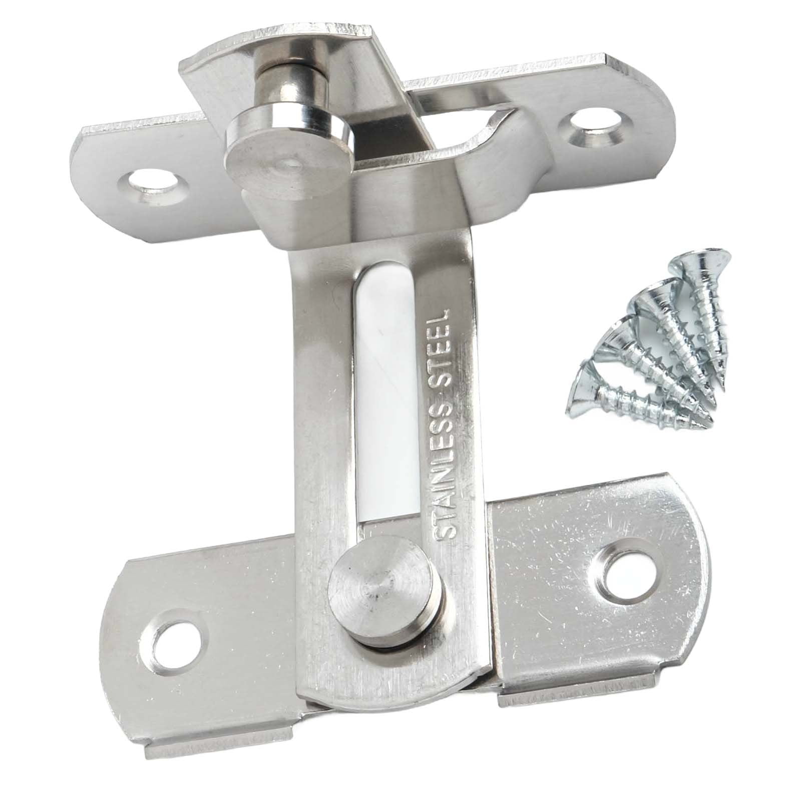Taituoti 90 Degree Right Angle Door Latch Buckle Hasp Sliding Lock Bolt ...