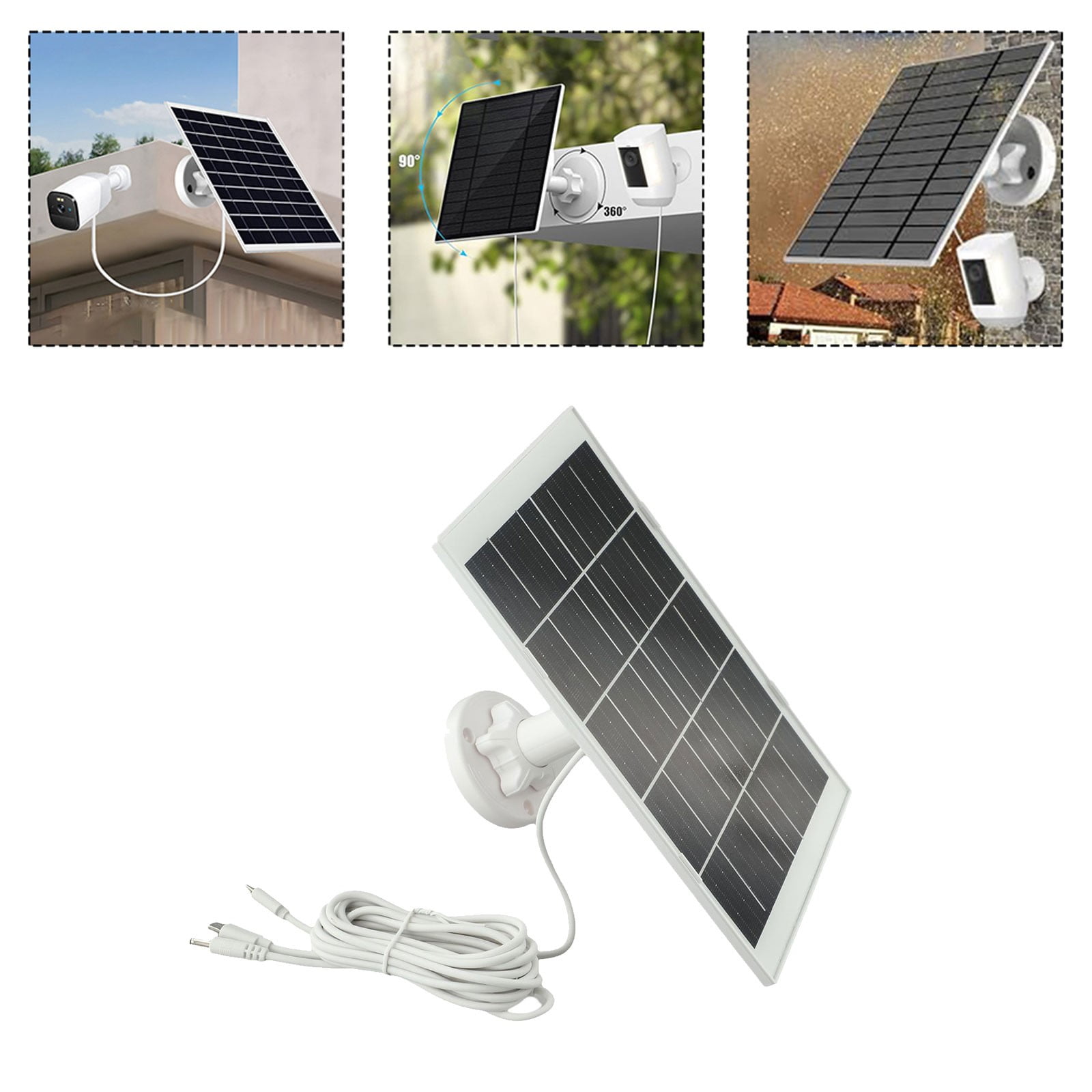 Taituoti 9W 5V Solar Panel With 4M 3 In1 Charging Cable Ip66 For Low ...
