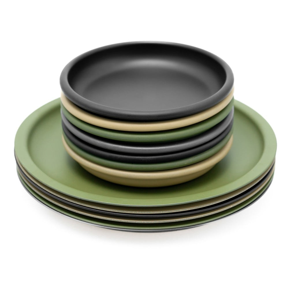 Taituoti Aluminum Alloy Camping Small Dish Plate Non-Stick Coating ...