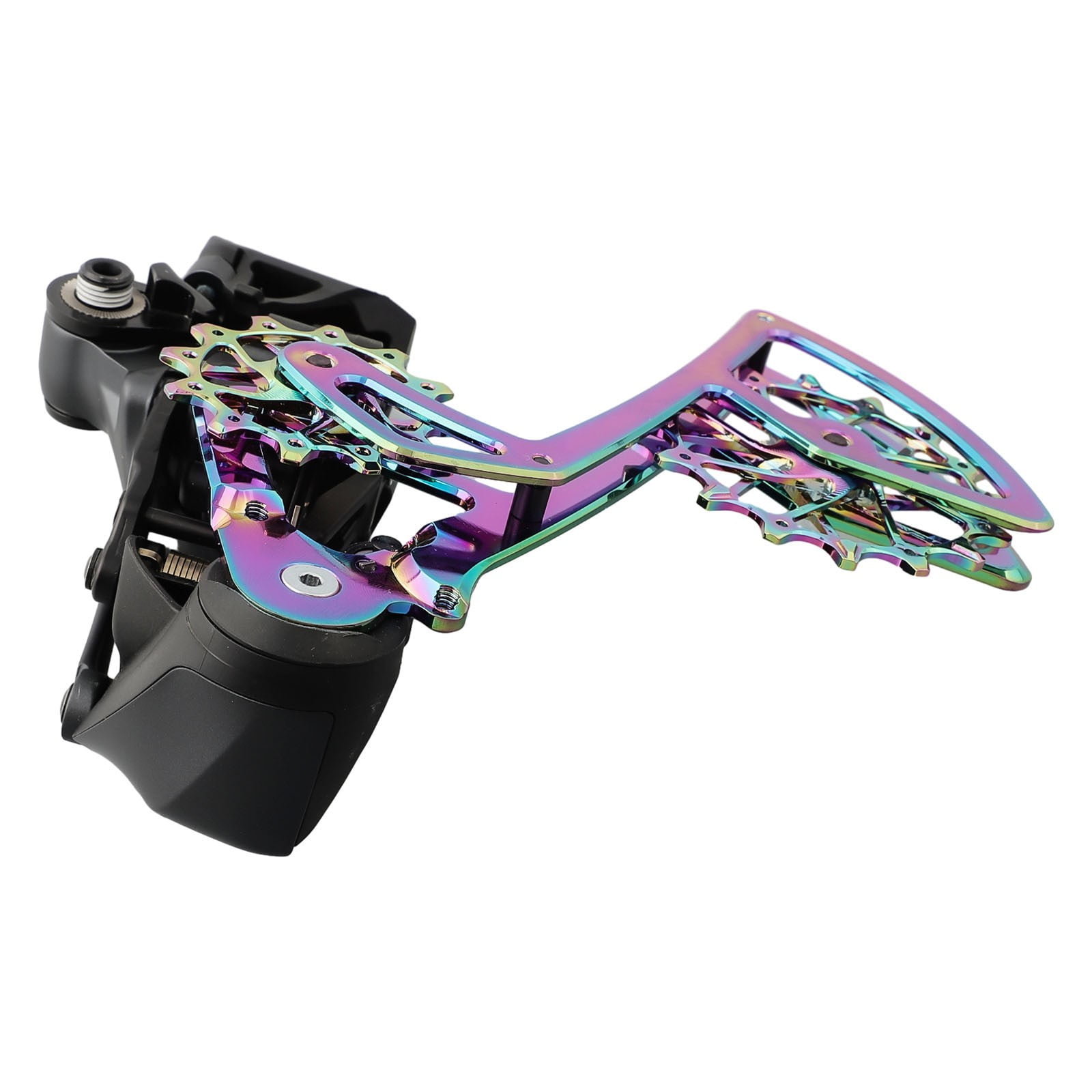 Taituoti Bike Electric Rear Derailleur Plate For Garbaruk Bicycle Derailleur Cage,Rainbow ...