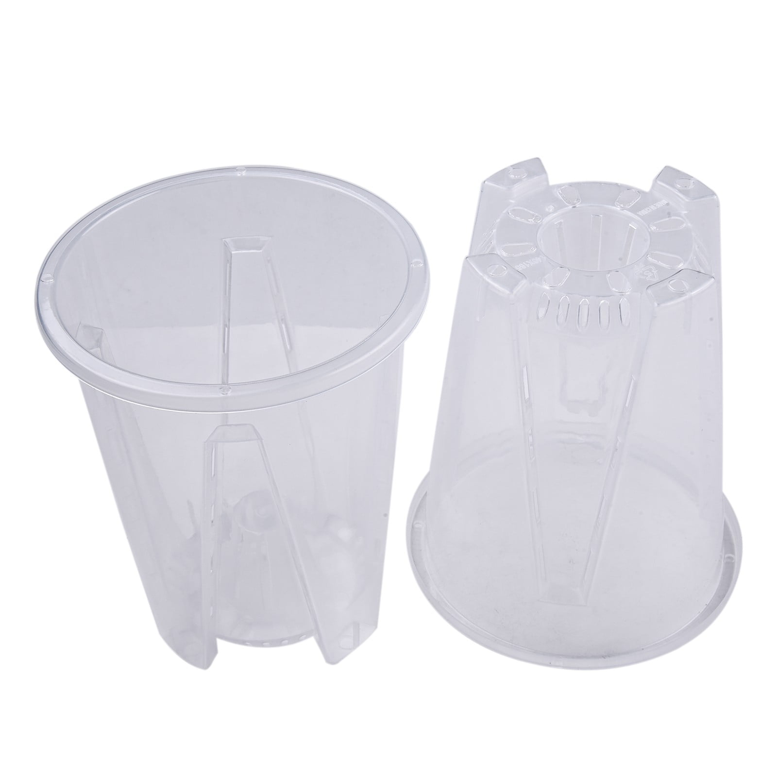 Taituoti Clear Plastic Orchid Pots With Holes Transparent Flower Pot ...