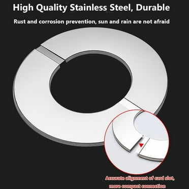 Sink Tap Hole Cover Brushed Stainless Steel, Faucet Hole Cover 1 Pack ...