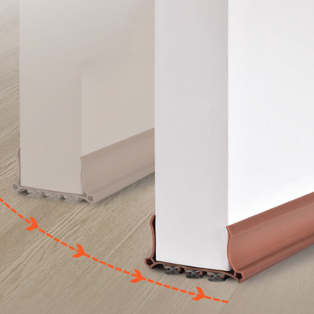 Taituoti Door Bottom Sealing Strip Thickened Wool Strip Door Stop Sound ...