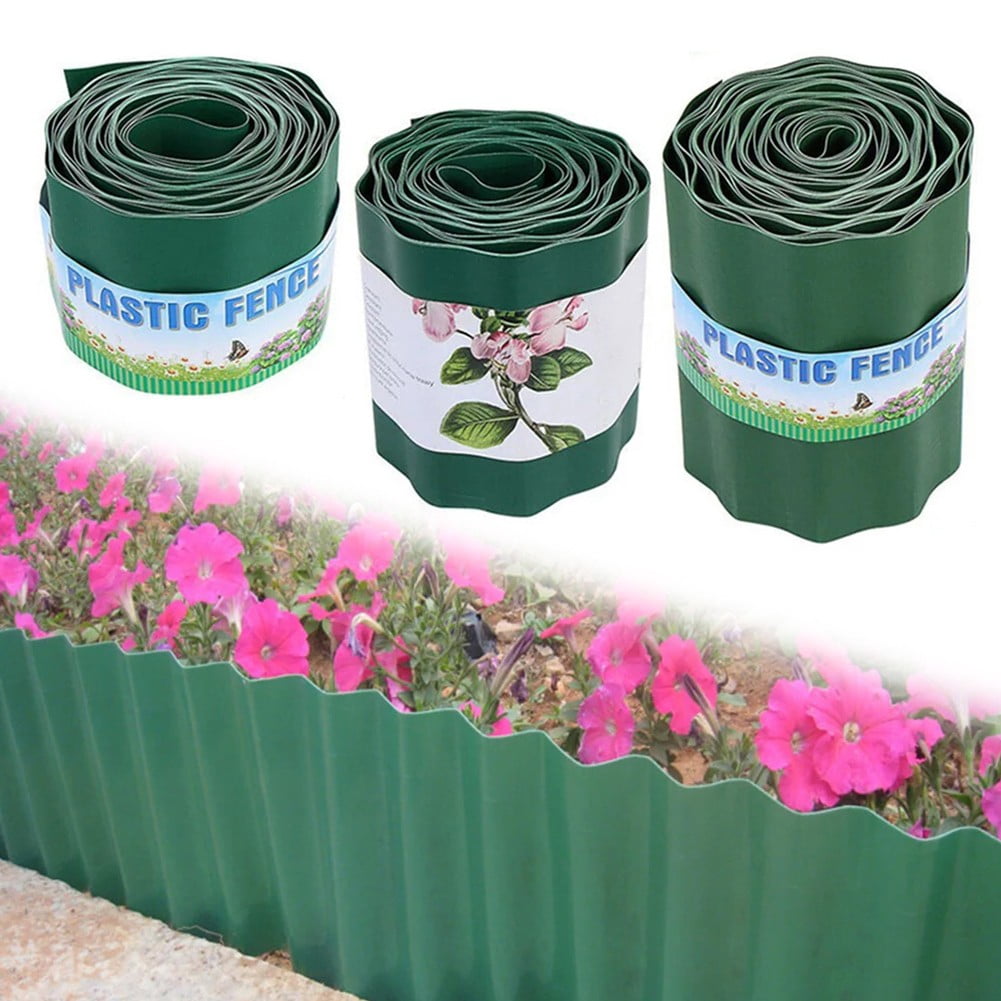 Taituoti Garden Fence Pp Plastic Fence Plug-In Fence Grass Small Fence ...