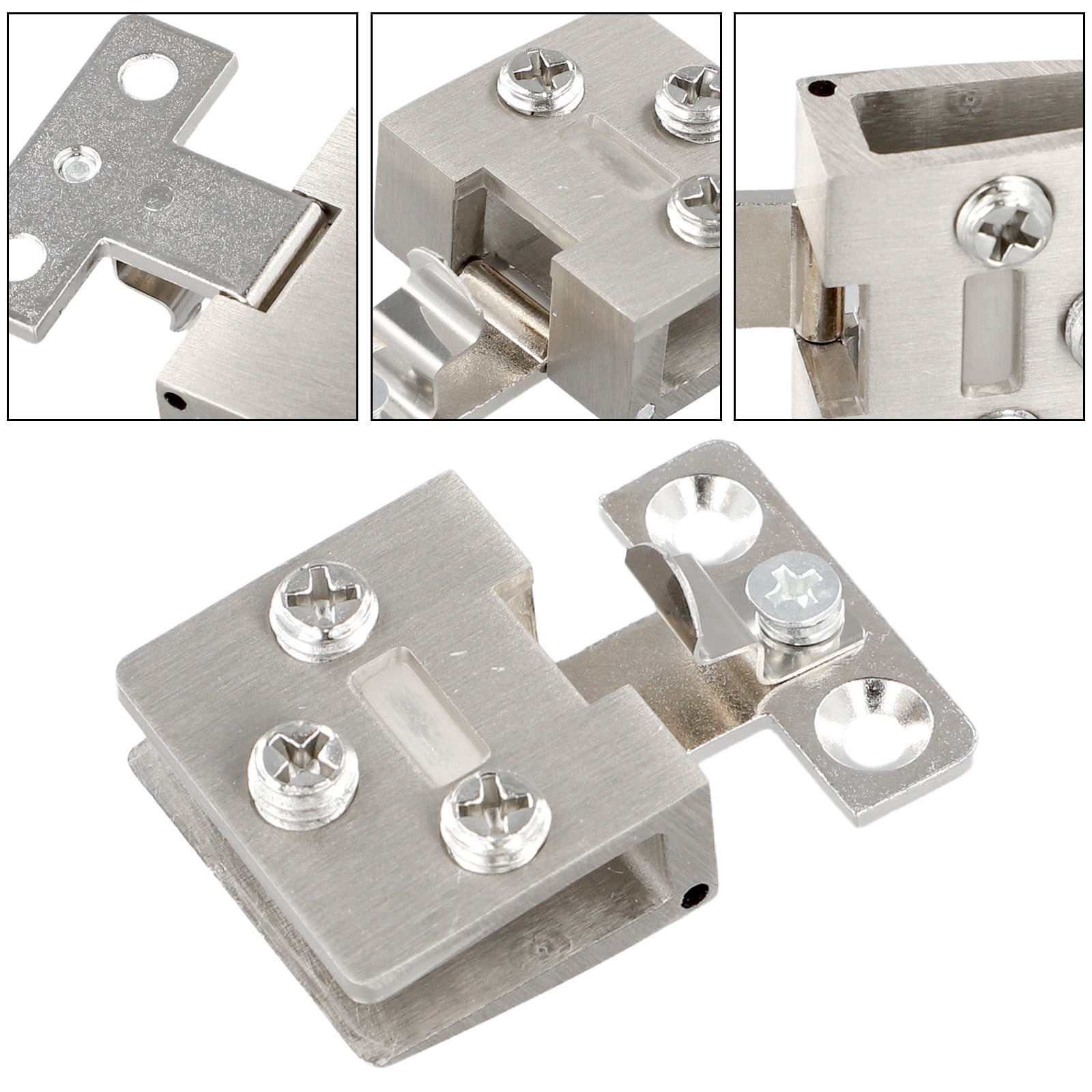 Taituoti Glass Door Hinge Cupboard Display Cabinet Gate Clamp Furniture ...
