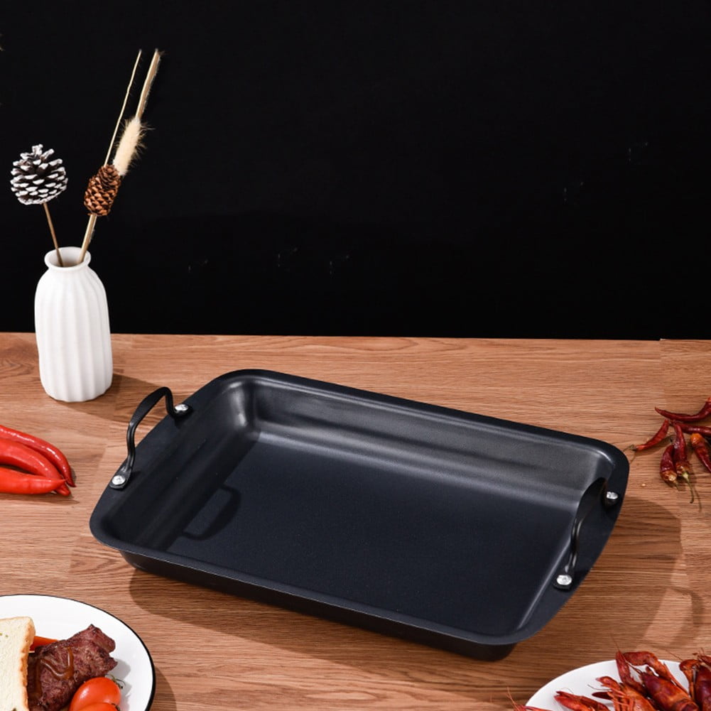 Taituoti Heavy Duty Stainless Steel Grilled Fish Pan Frying Pan ...