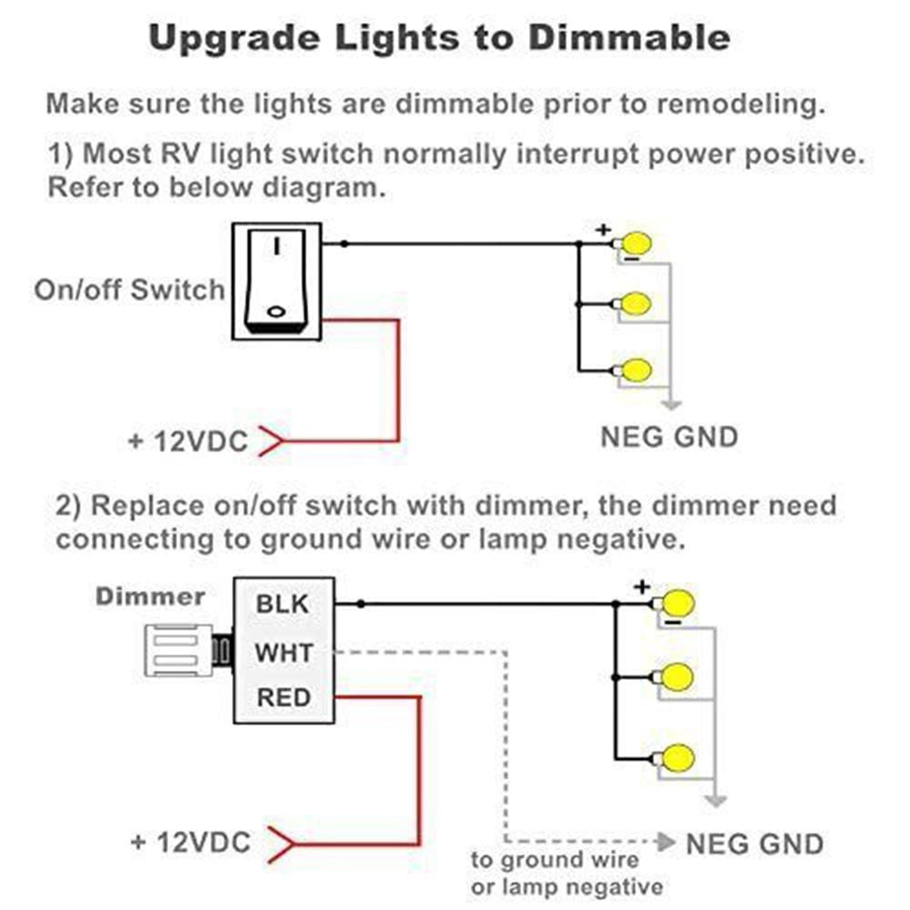 Taituoti Led Small Board 12V Power 5A Single Tone Light Switch Low ...