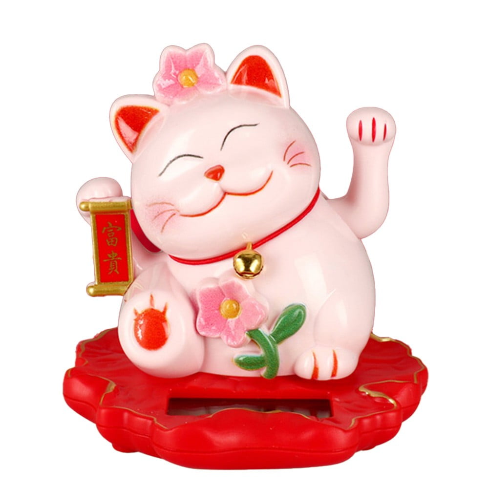 Taituoti Light-Sensing Slar-Powered Lucky Cat Automatically Waving Its ...