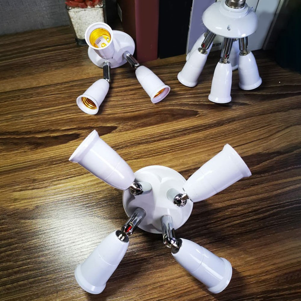 Taituoti Light Socket Splitter Adapter,Led Bulb Converter,Adjustable ...