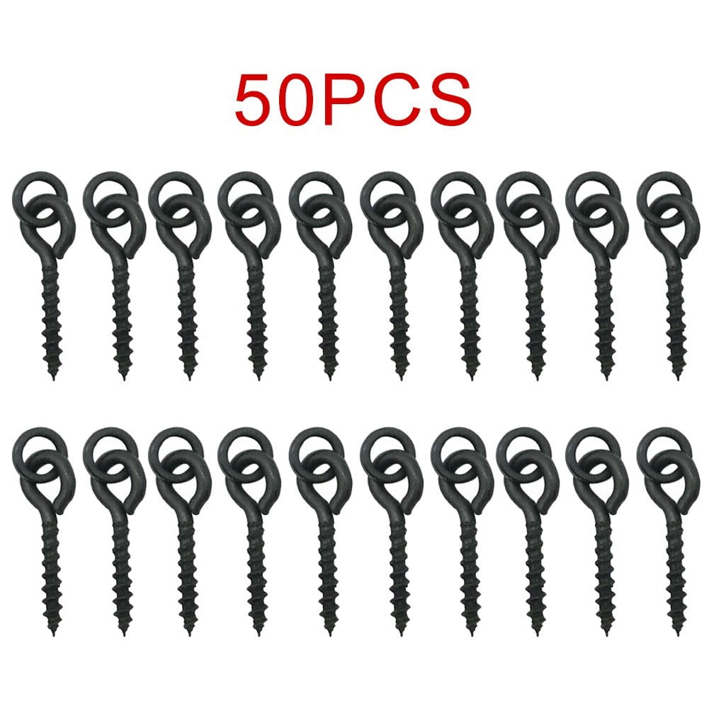 Taituoti Metal Fishing Bait Screws 15Mm 2 Style Black Boilie Screw Rig ...