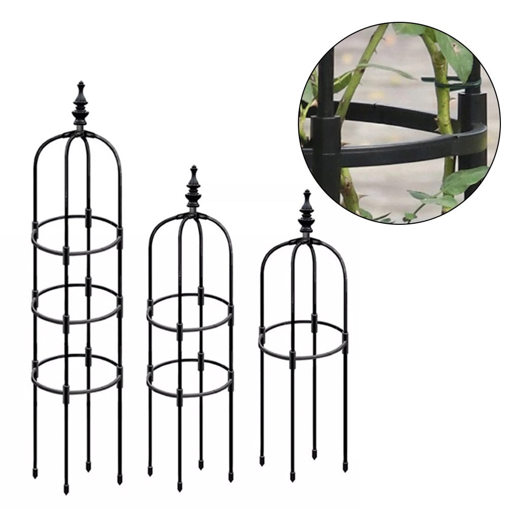 Taituoti Metal Garden Obelisk Trellis Plant Support For Potted Climbing ...