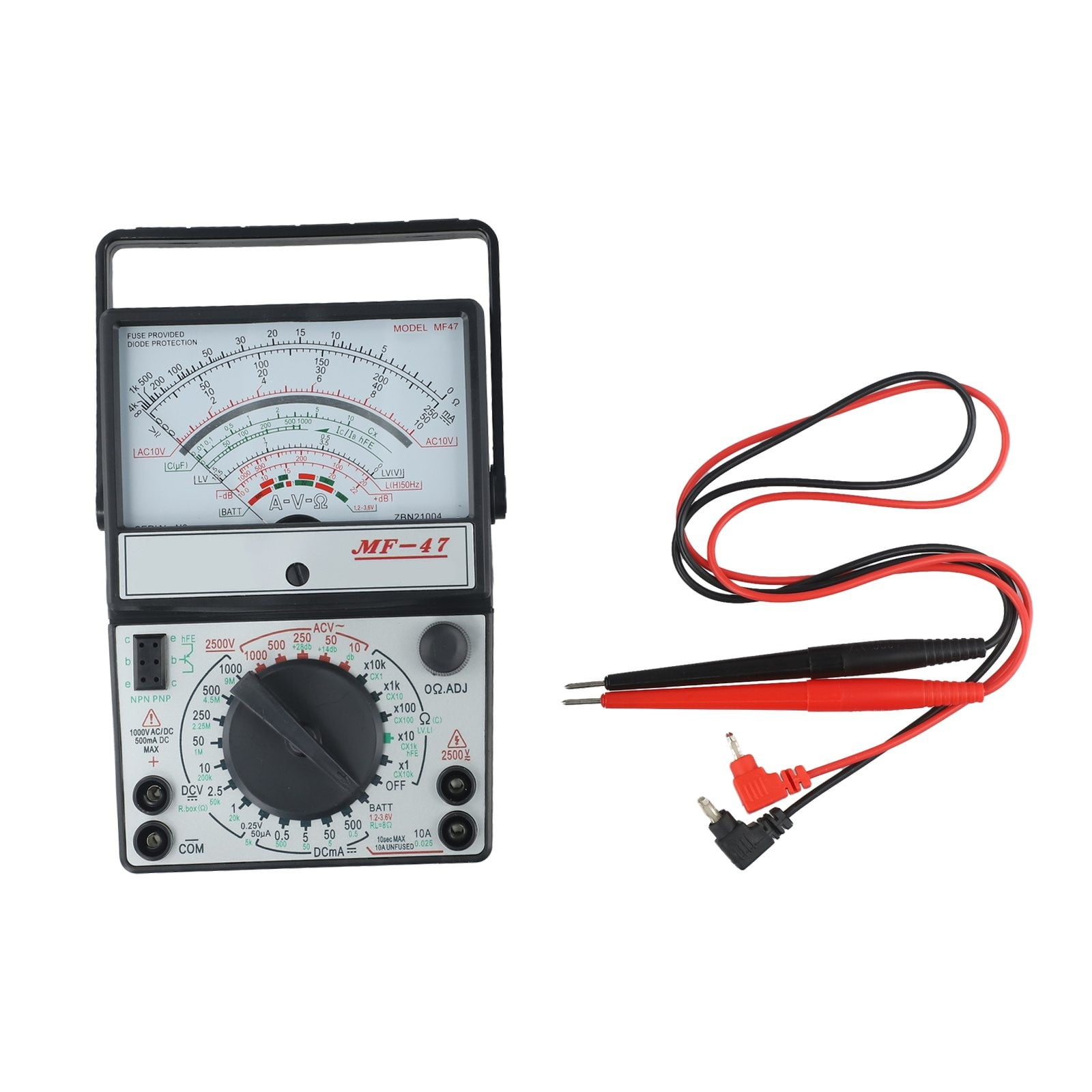 Parts Of Analog Multimeter