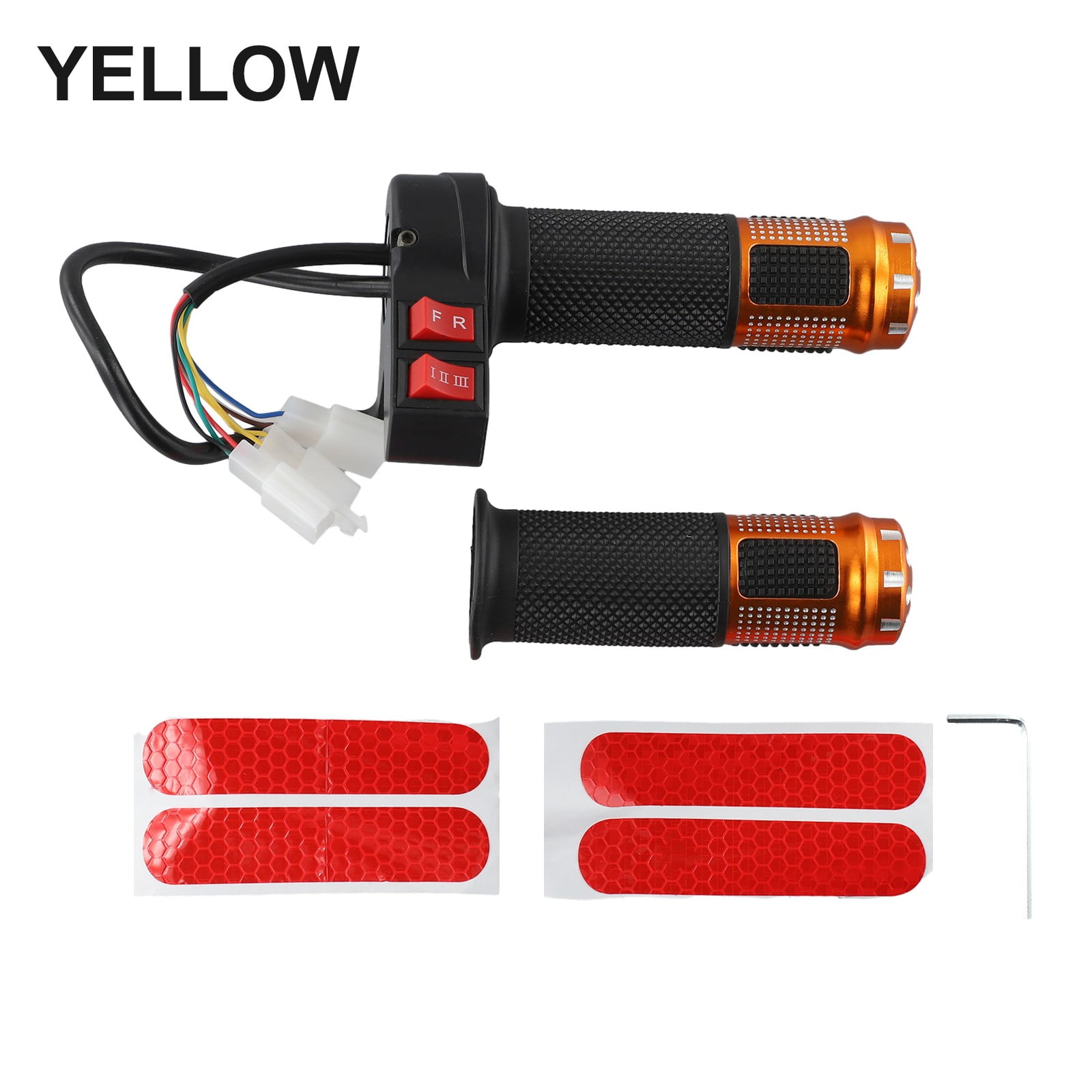 Taituoti Motorcycle Scooter Modified Throttle Grip Handle Handlebar ...