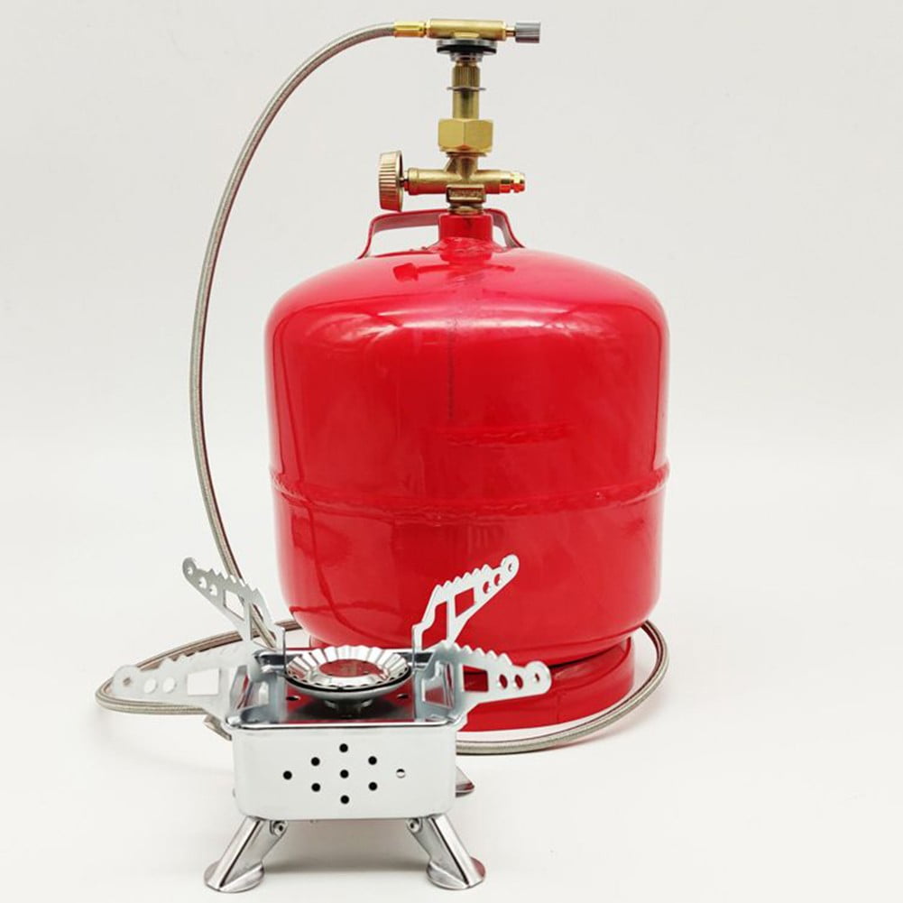 Taituoti Outdoor For Lpg Gas Tank Steel Cylinder Adapter Camping Cooker ...