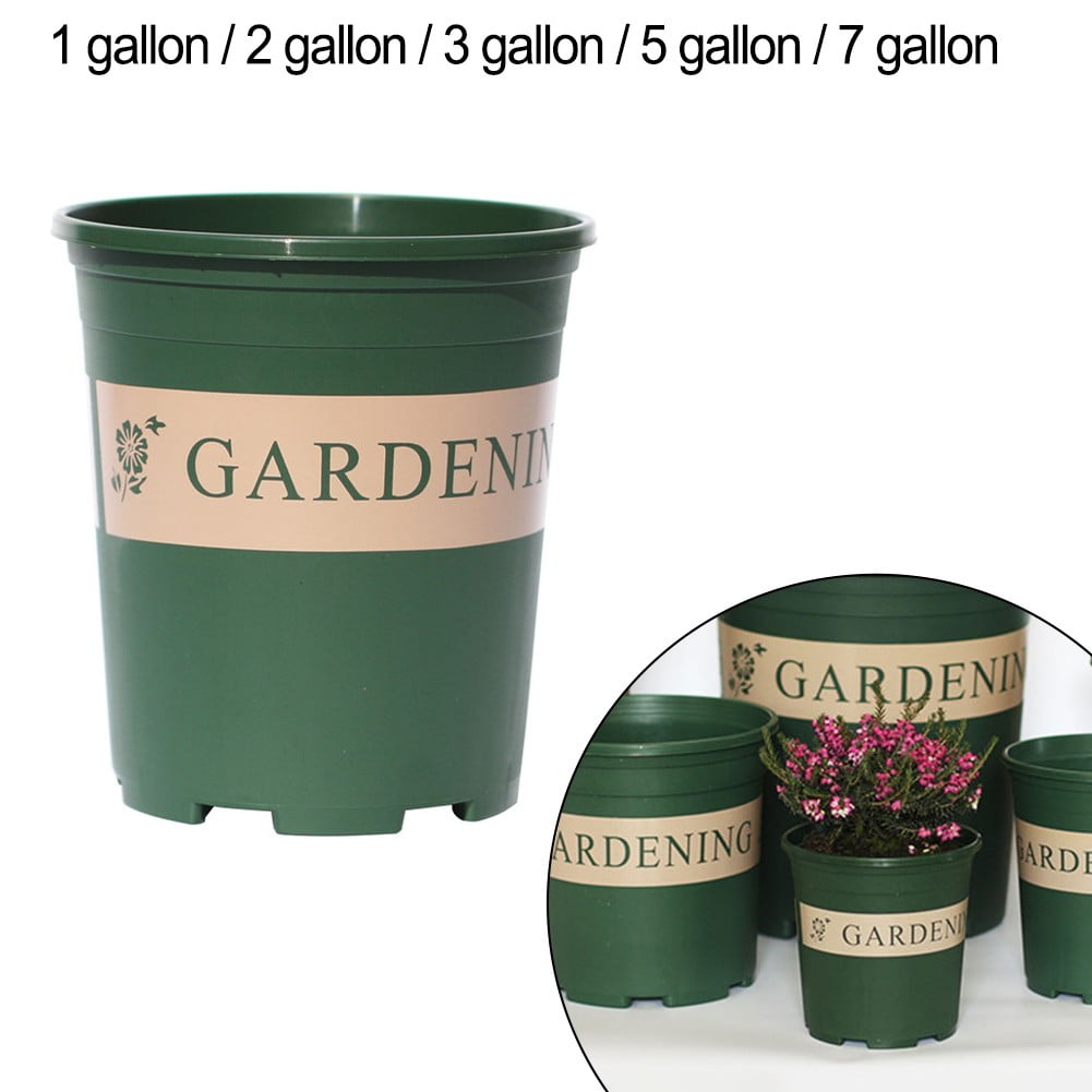 Taituoti Plastic Gallon Flower Pot Balcony Flower Succulent Flower Pot ...
