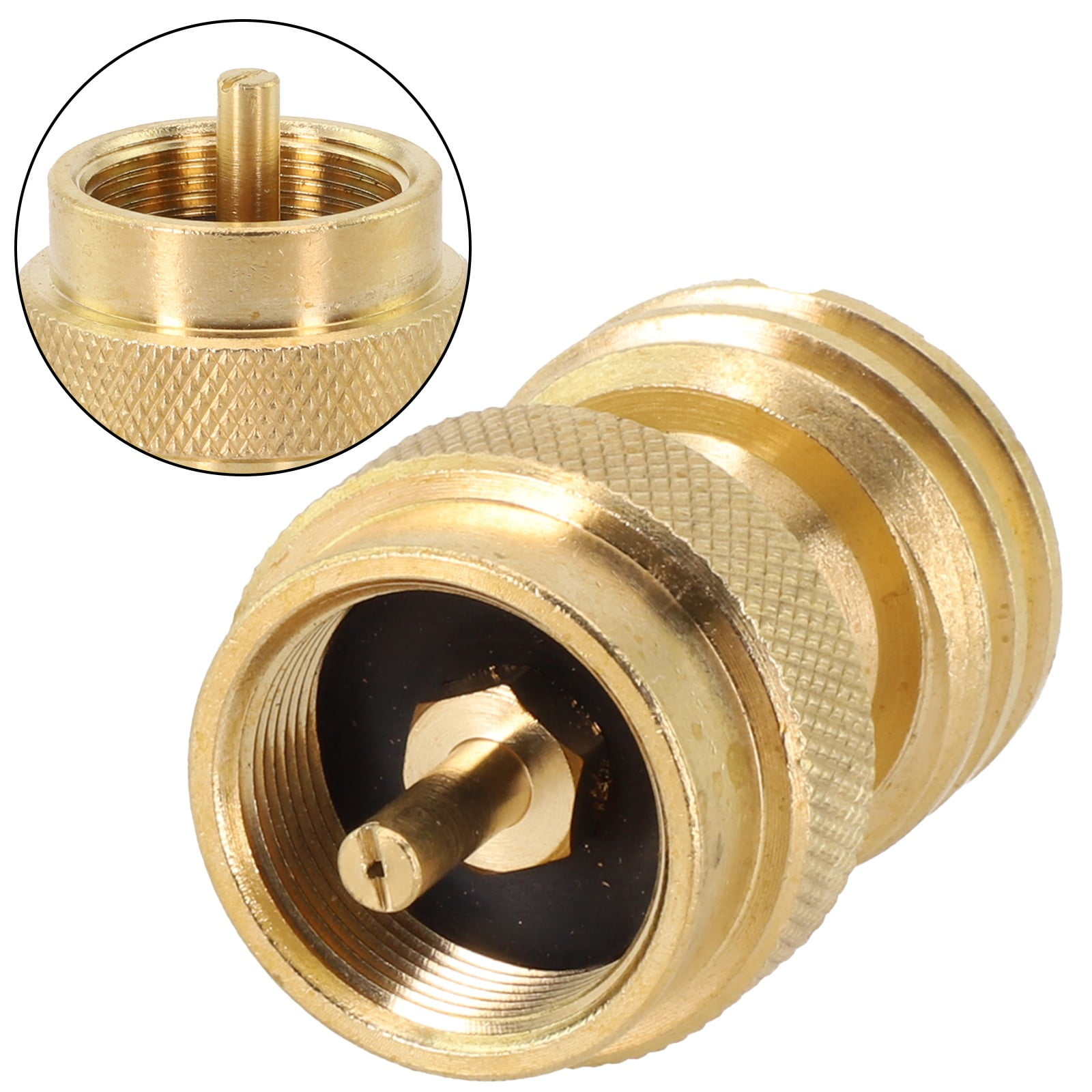 Taituoti Propane Tank Adapter Convert 20Lb/30Lb Lp Gas Tanks To 1Lb/16 ...