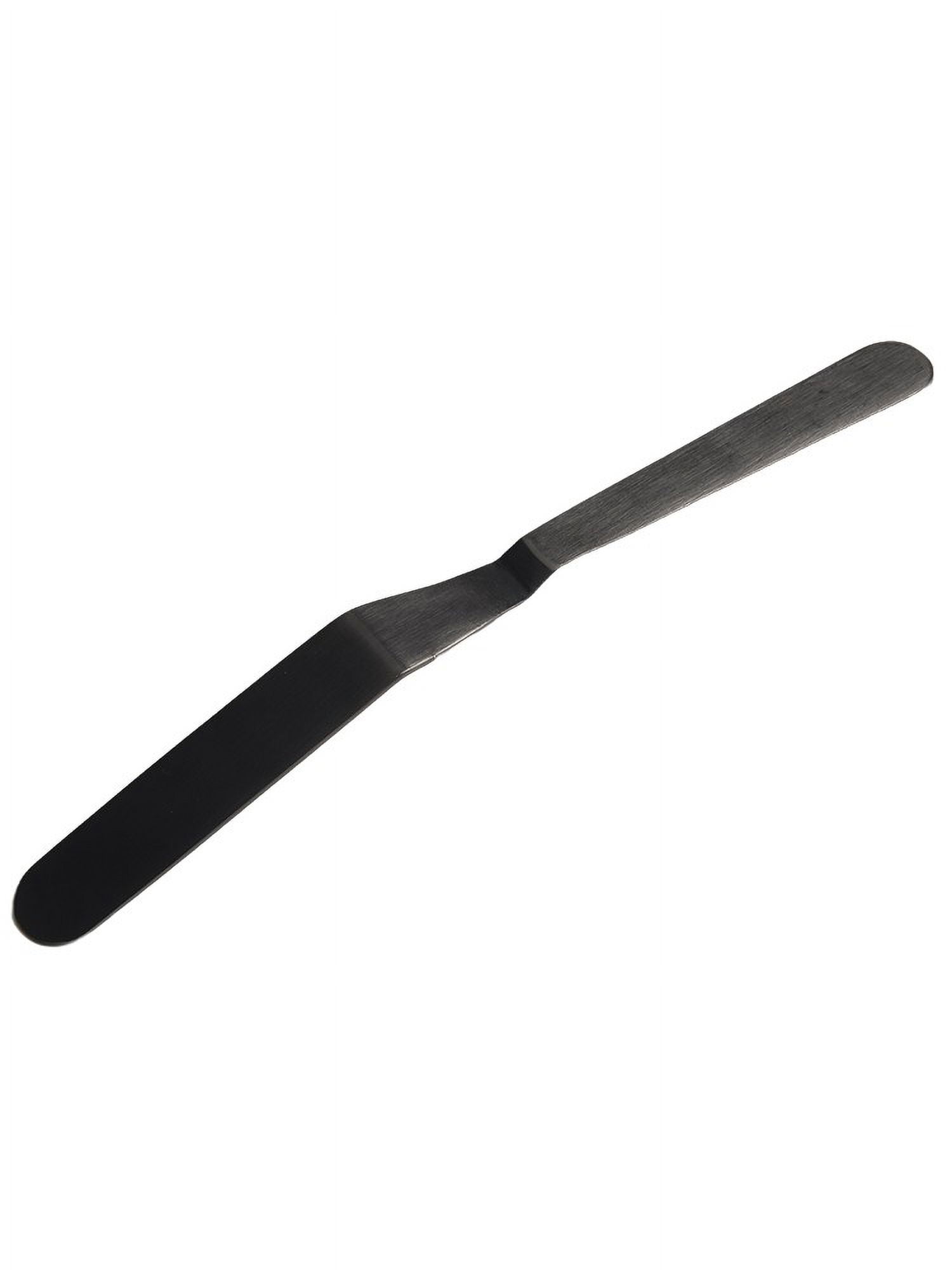 Taituoti Stainless Steel Cake Icing Spatula, Offset Spatulas Butter Spreader-Baking Tools,Black ...