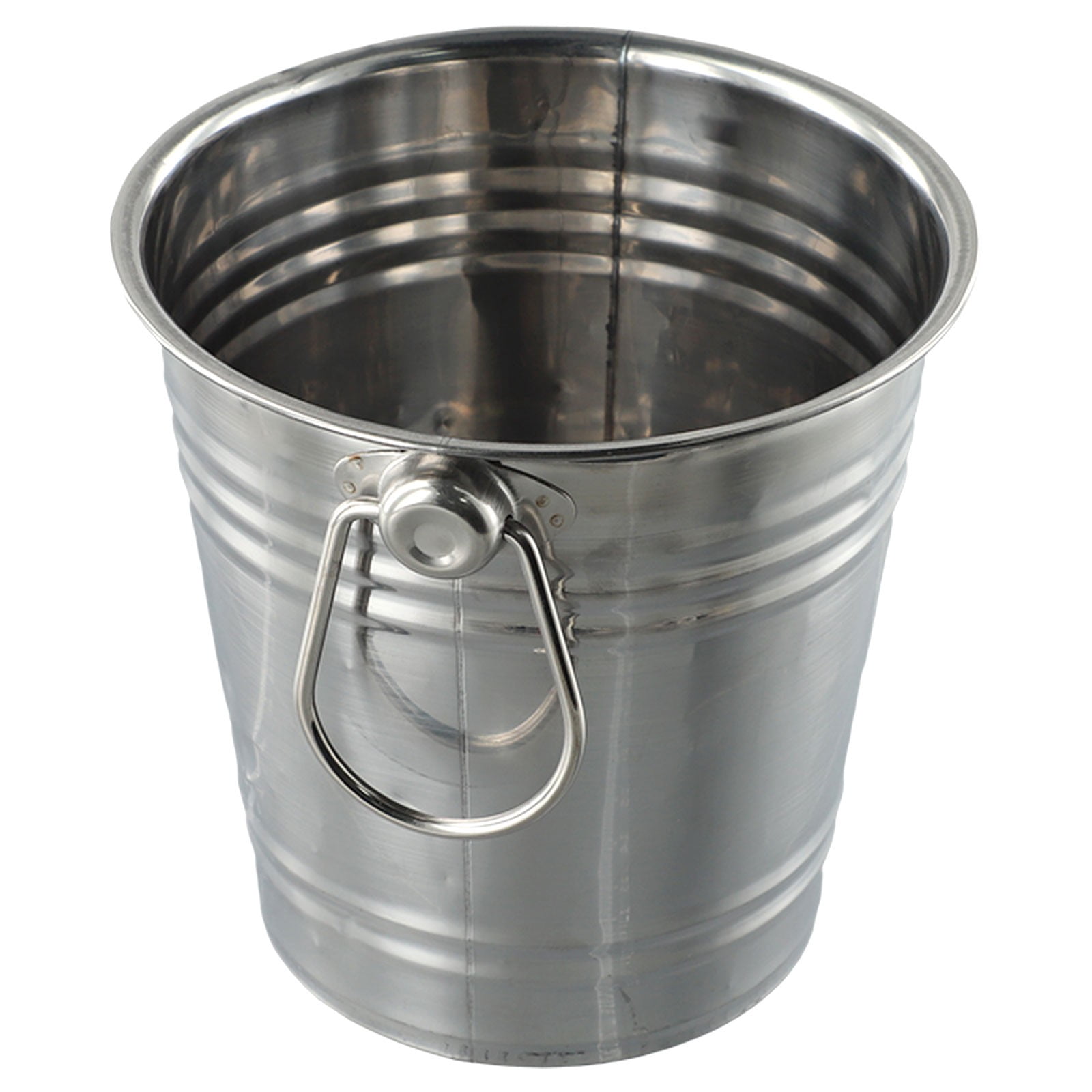 Taituoti Stainless Steel Ice Bucket Portable Ice Chiller Cooler With ...