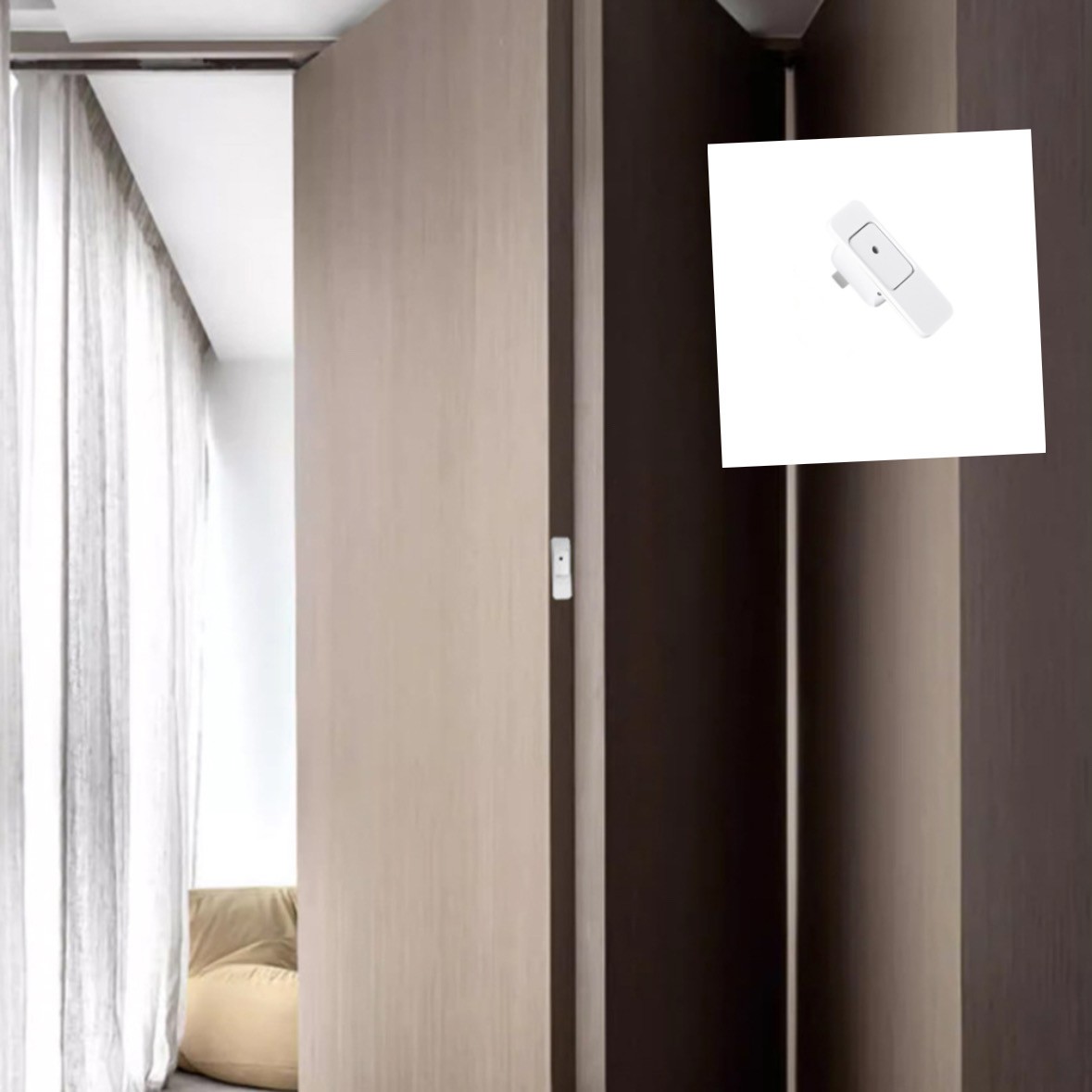 Taituoti Wooden Door Entrance Door Concealed Latch Double Door Double ...