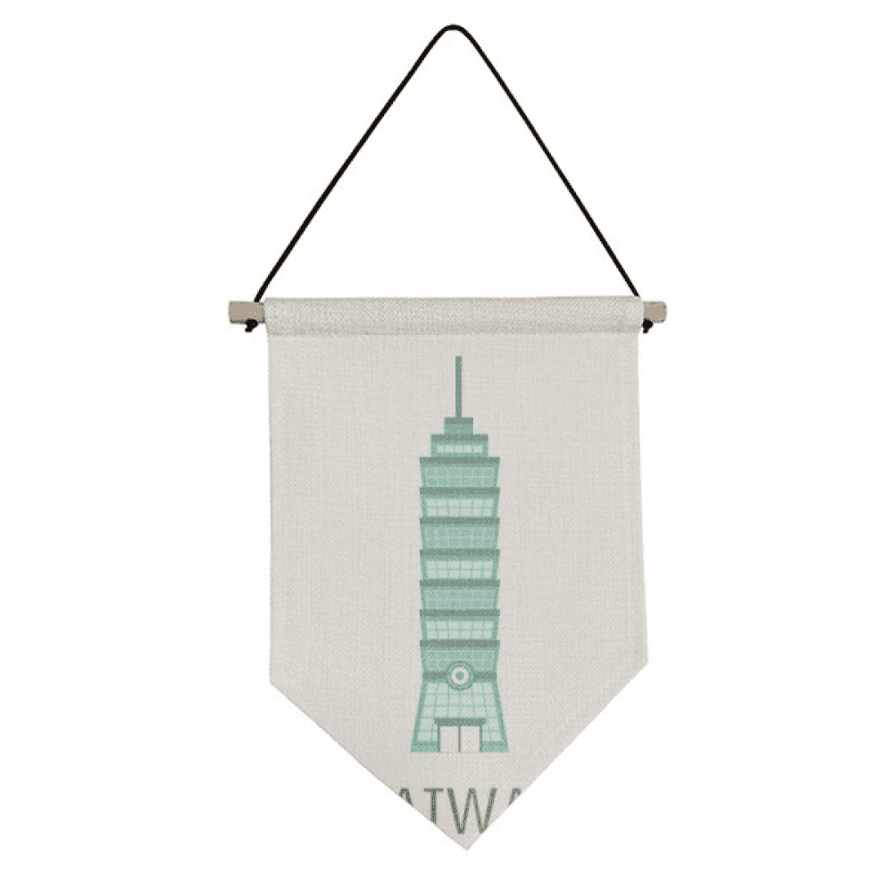 Taiwan Attractions 101 Building Travel Canvas Flag Hanging Wall Art ...