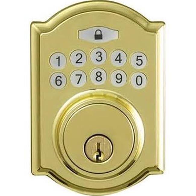 Taiwan Fu Hsing Industrial 221752 Tru-Guard Castle Electronic Deadbolt ...