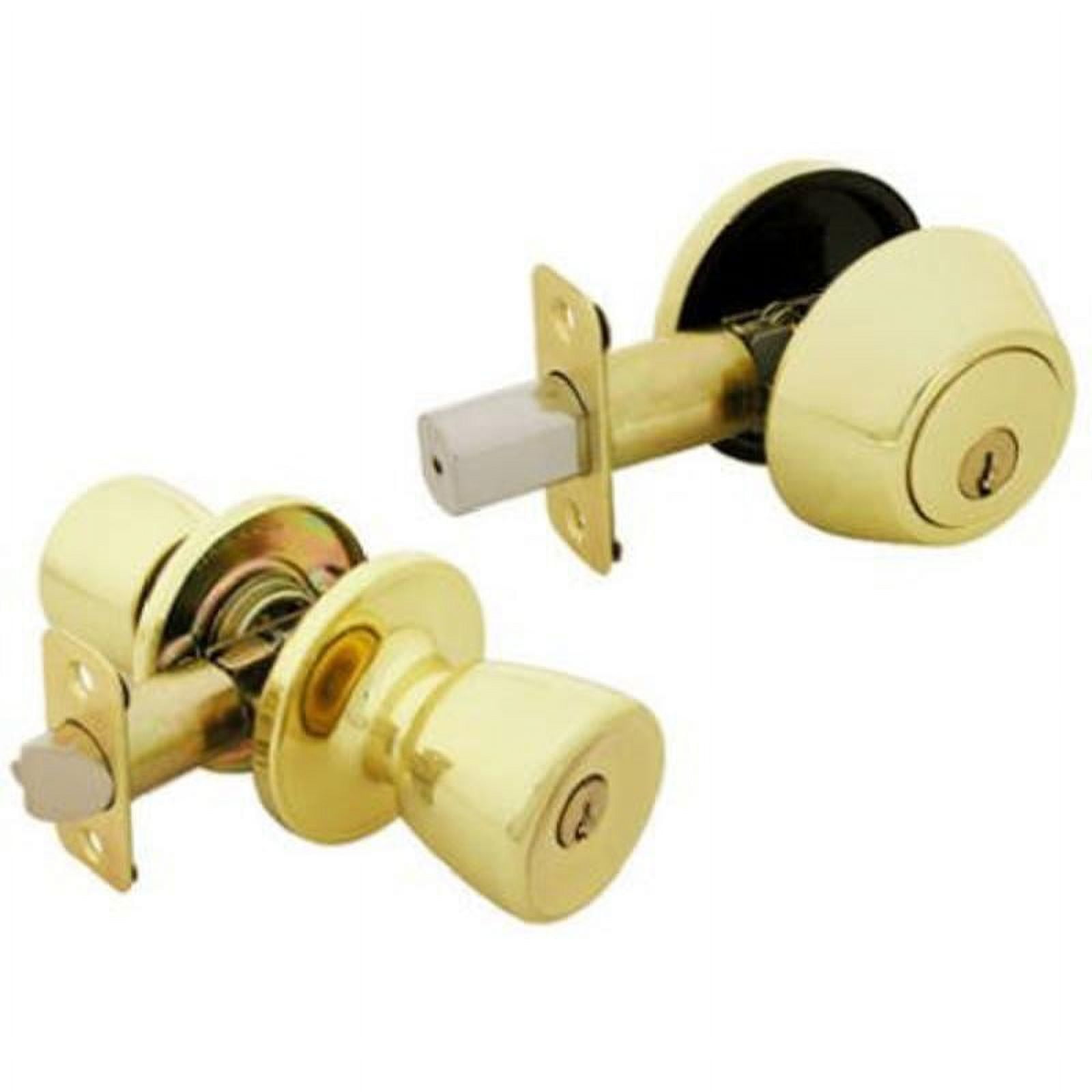 Taiwan Fu Hsing Industrial BS7L1-KD Brass Combination Lockset - Walmart.com