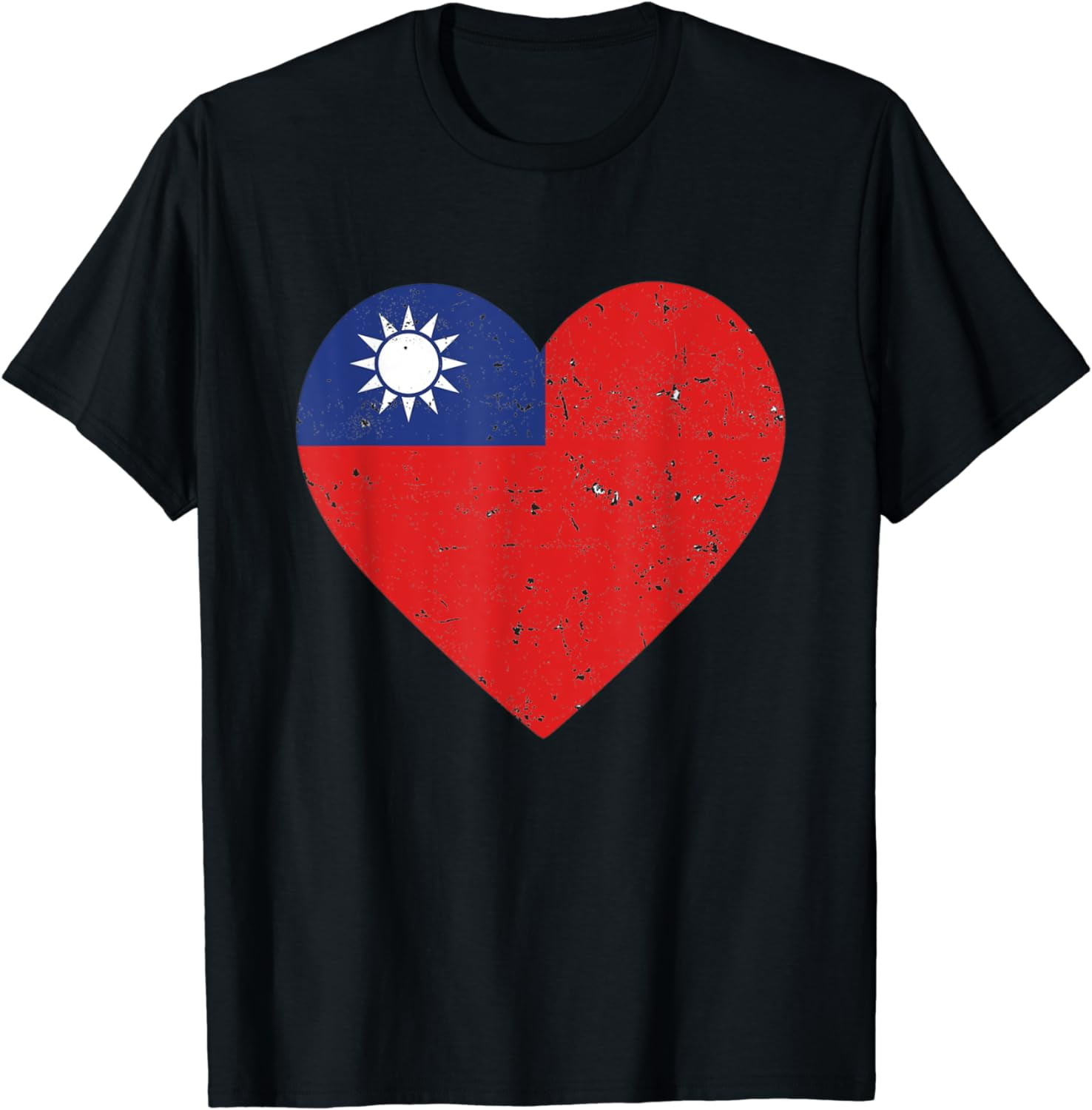 Taiwanese Flag Heart I Love Taiwan T-Shirt - Walmart.com
