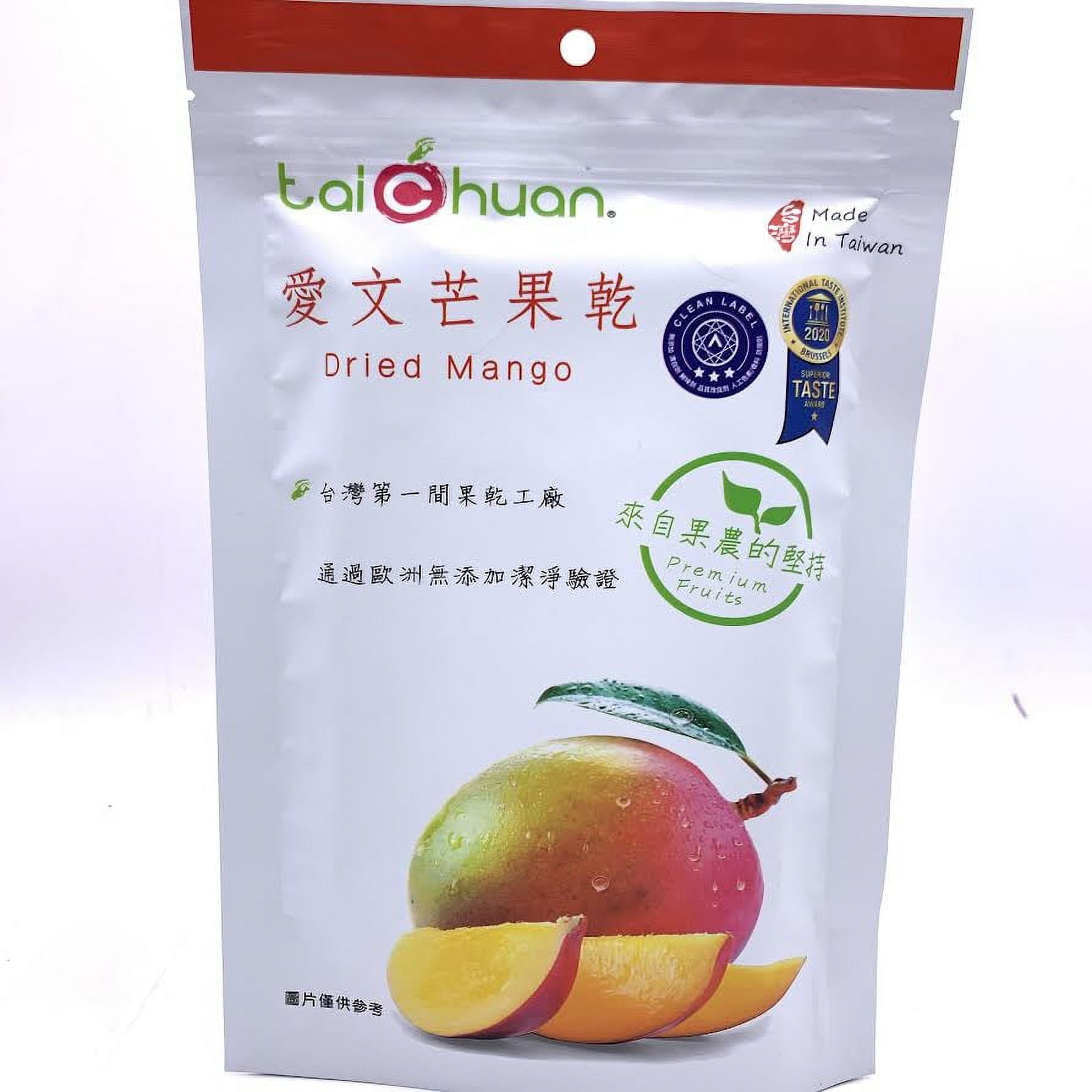 Taiwanese Tai Huan Dried Mango 100g台湾泰泉爱文芒果乾 - Walmart.com