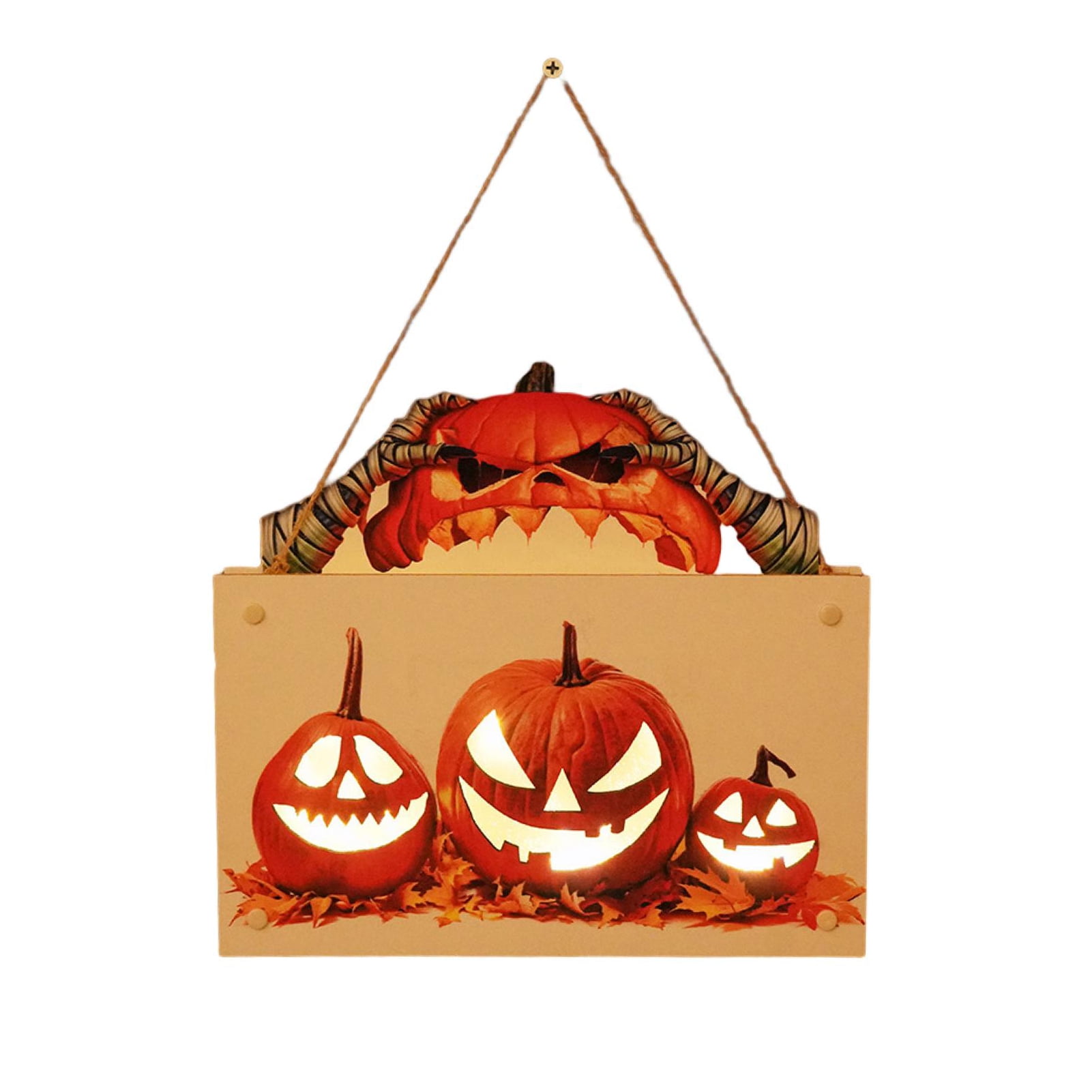 Taize Halloween Wall Pendant Ghost Pumpkin Letter Decorative Cute ...