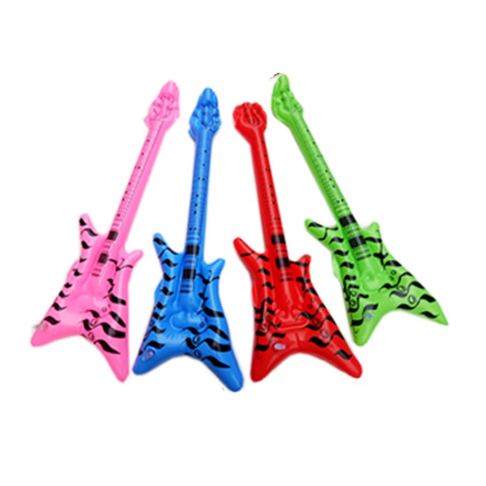 Taize PVC Inflatable Guitar Microphone Lute Musical Instrument Kids Toy ...