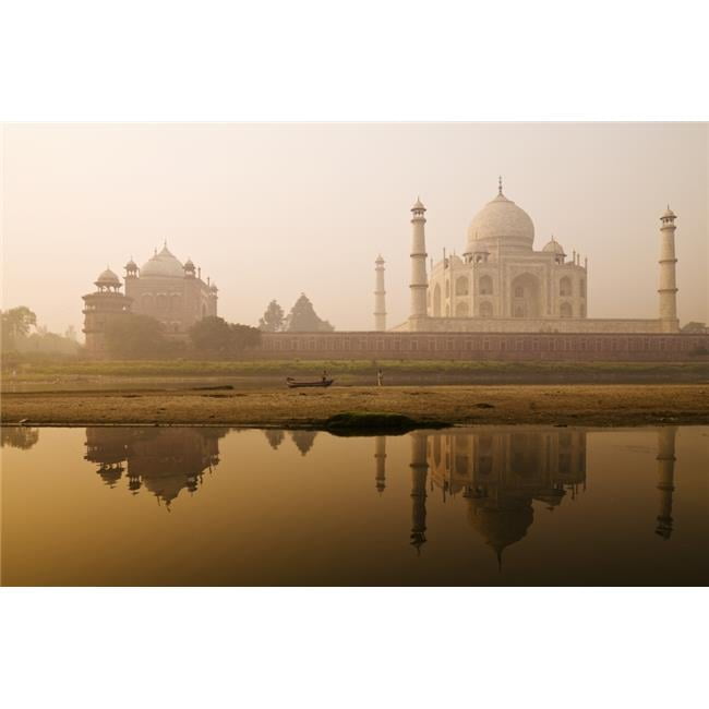 Taj Mahal In Early Morning; Agra India Poster Print - Walmart.com