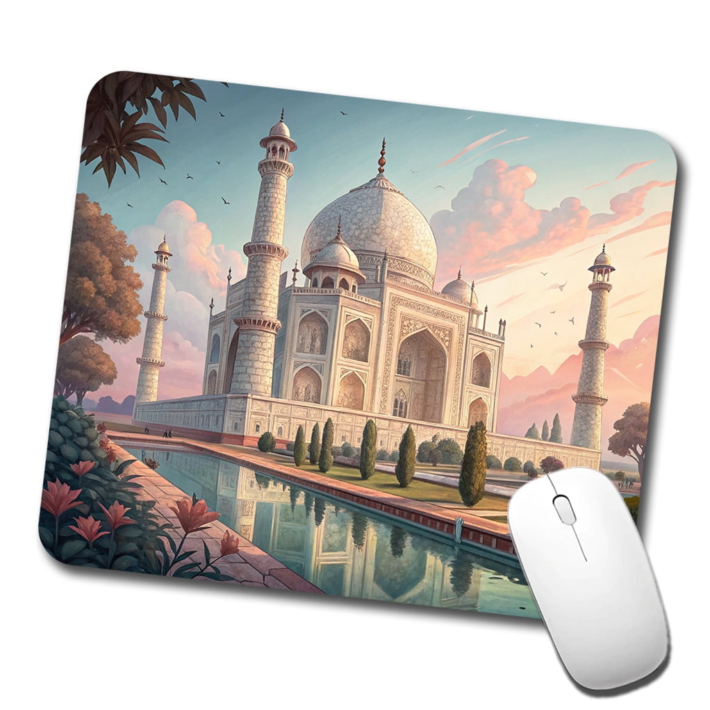 Taj Mahal India Mouse Pad Low Profile Gaming Mat - Walmart.com