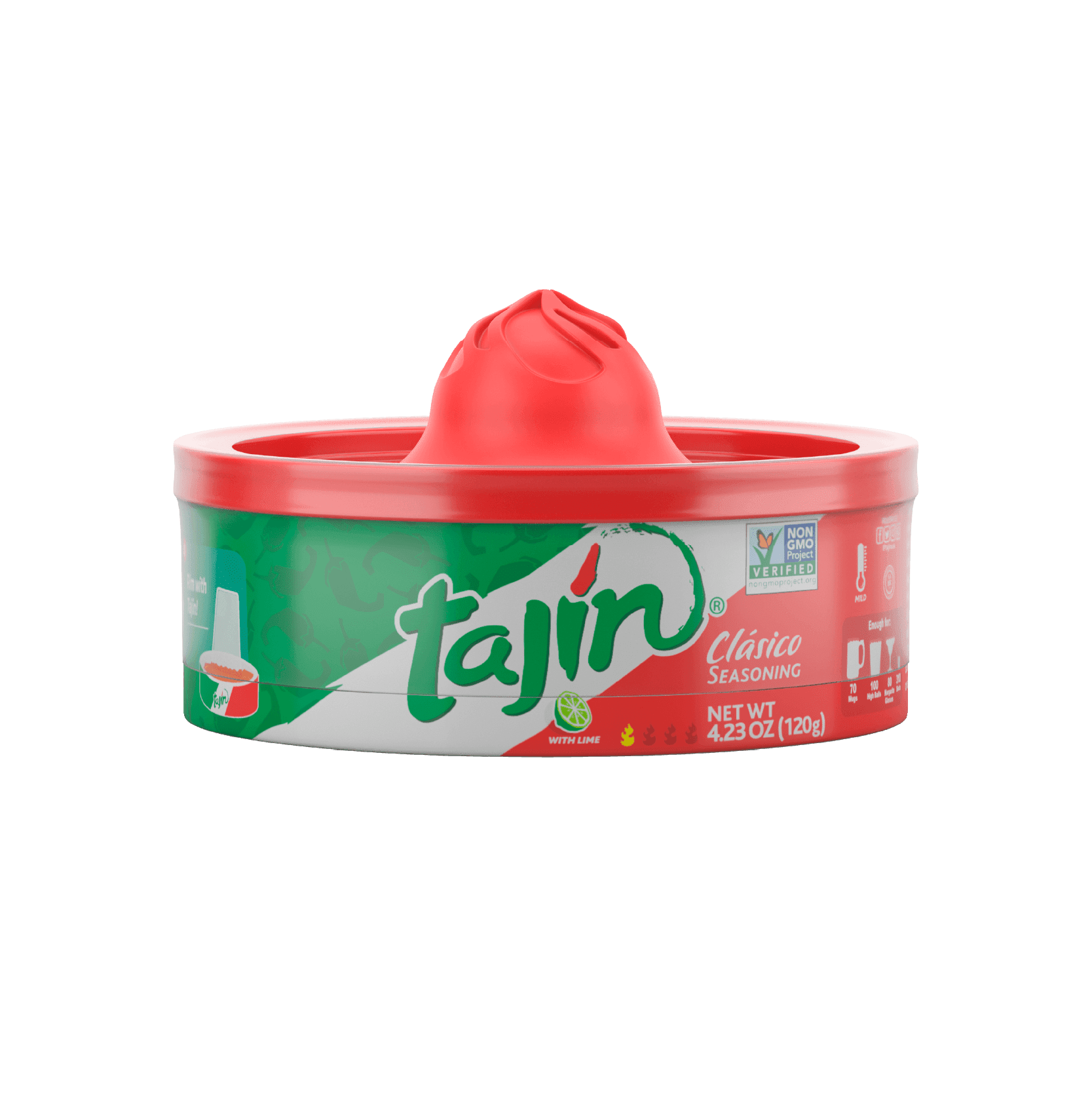 Tajín Clásico Chile Lime Seasoning Rimmer, 4.23 oz - Walmart.com