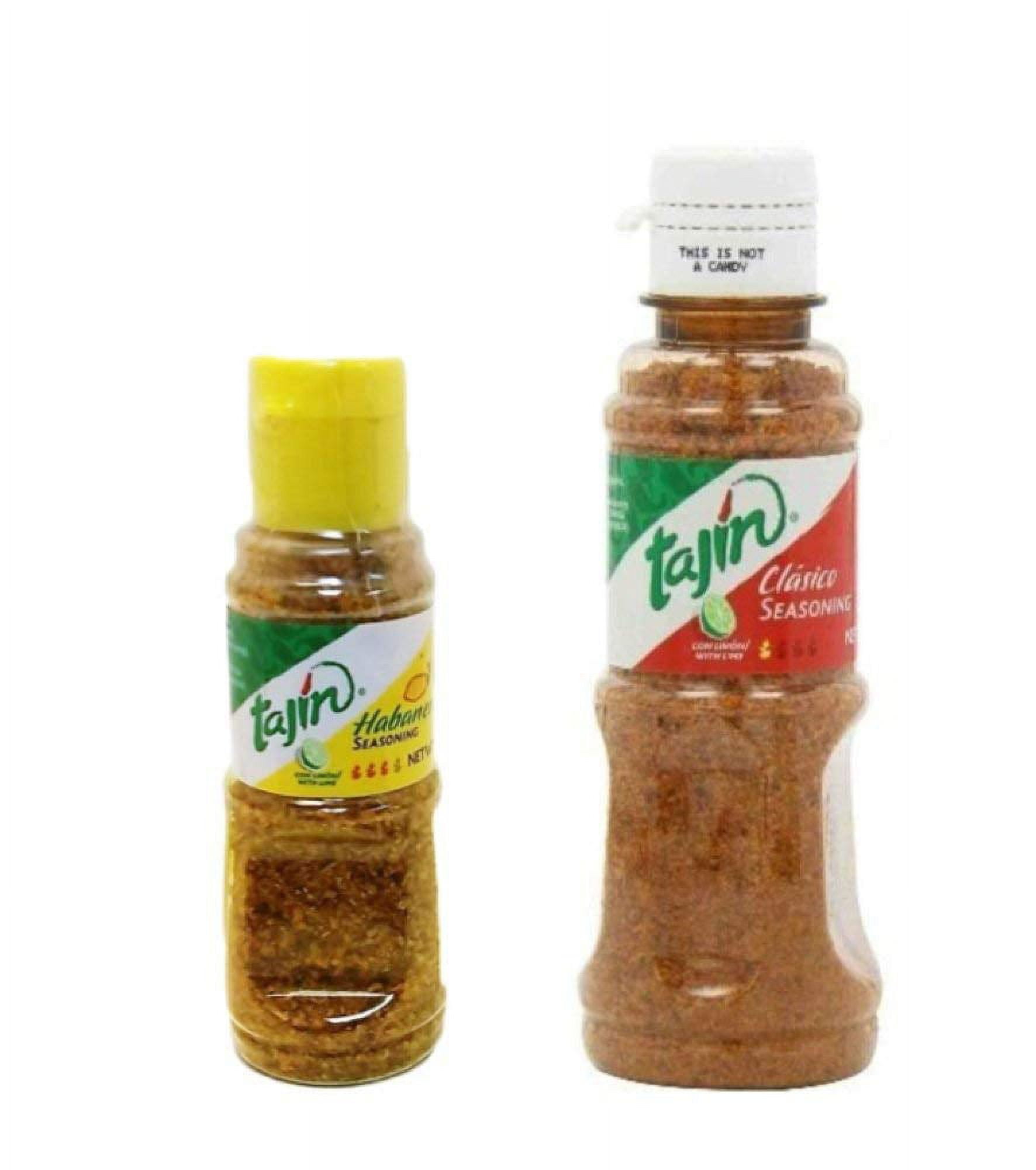 Tajín Clásico Seasoning with Lime 5 oz and Tajin Habanero w Lime 1.6 oz ...