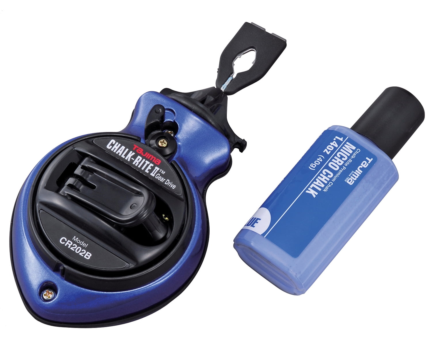 Tajima Cr202B-P 100' X 1/2 Mm Blue Chalk Reel - Walmart.com