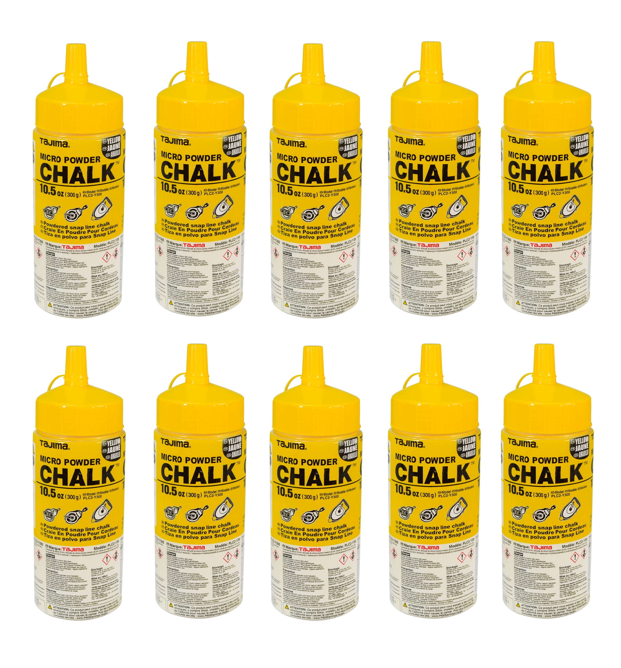 Tajima PLC2-Y300 Micro Chalk Ultra-Fine Chalk 300g / 10.5 oz. Easy-fill ...