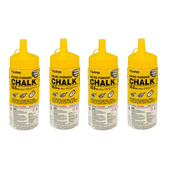 Tajima PLC2-Y300 Micro Chalk Ultra-Fine Chalk 300g / 10.5 oz. Easy-fill ...