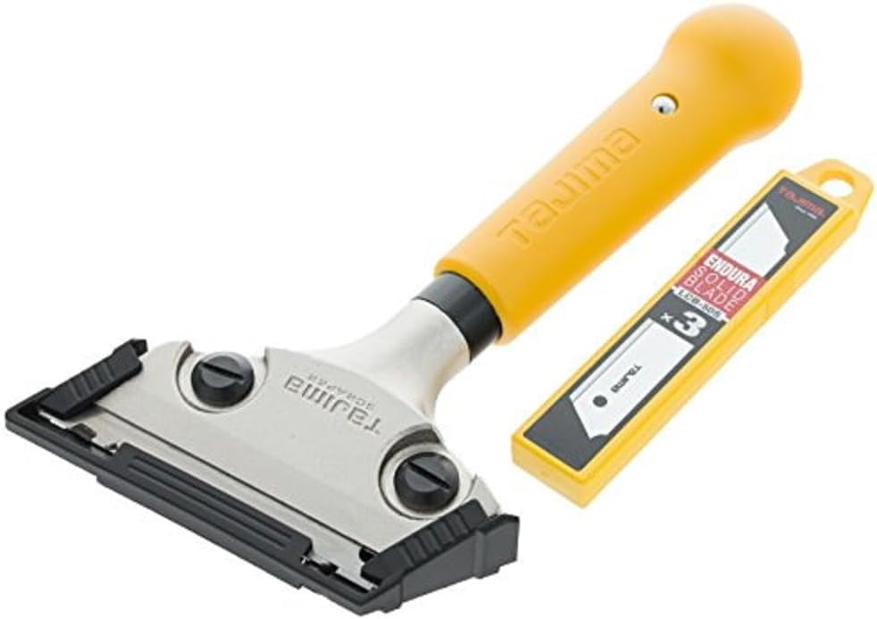 Tajima SCRL600 "Scrape-Rite" Reversible Blade Scraper, Silver/Black, 3 ...