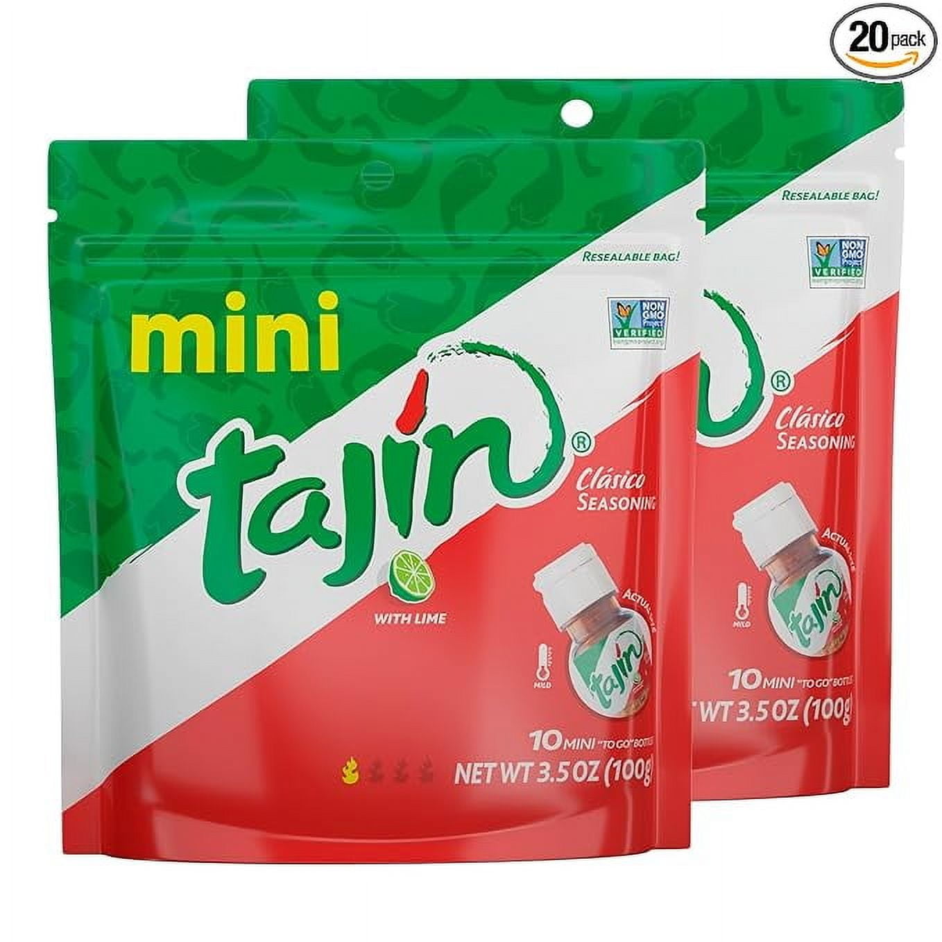 Tajin Clásico Seasoning Mini Pouch 0.35 oz (Pack of 2) - Walmart.com