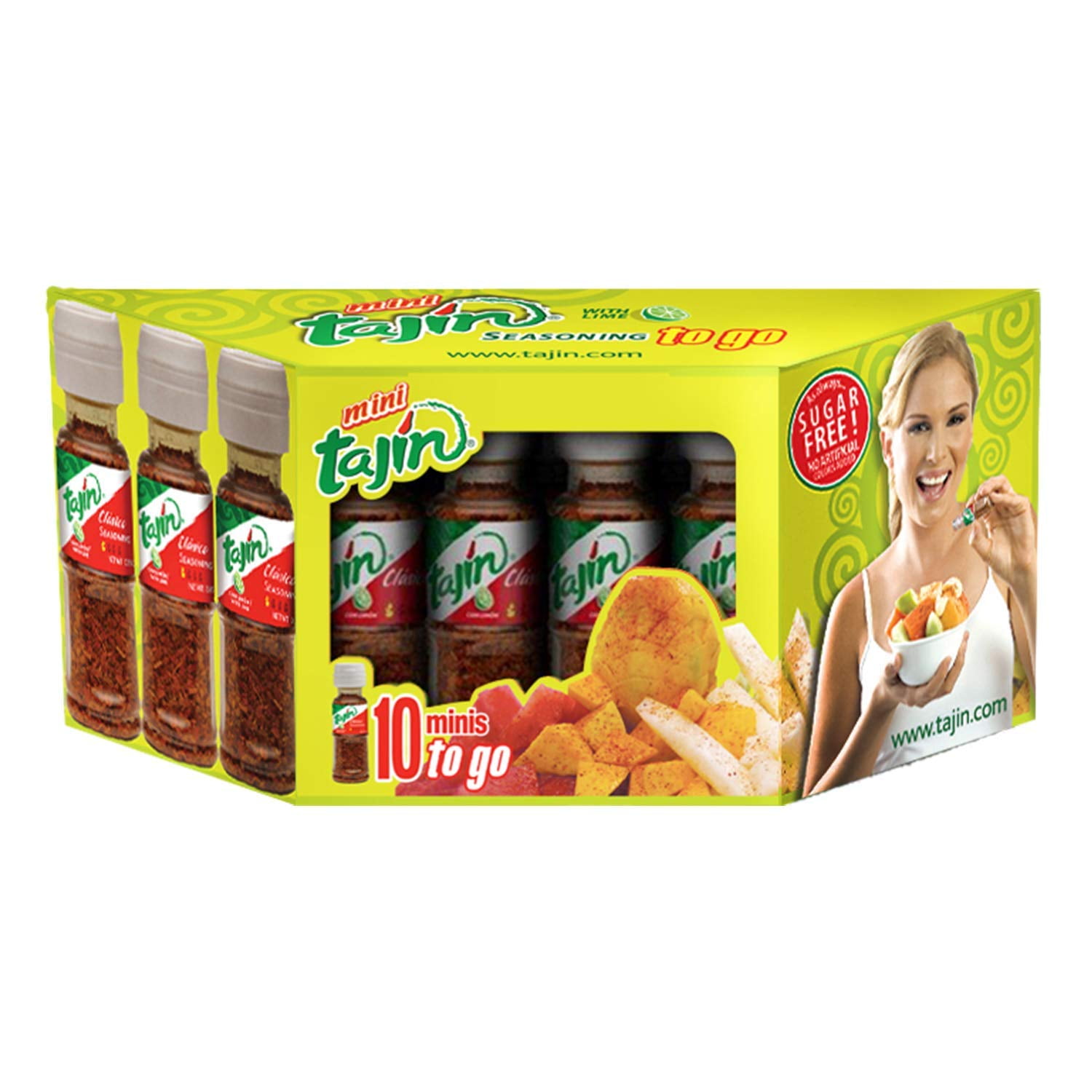Tajin Classic Mini 0.35 oz. Chile Lime Mexican Seasoning, Spicy - Pack ...